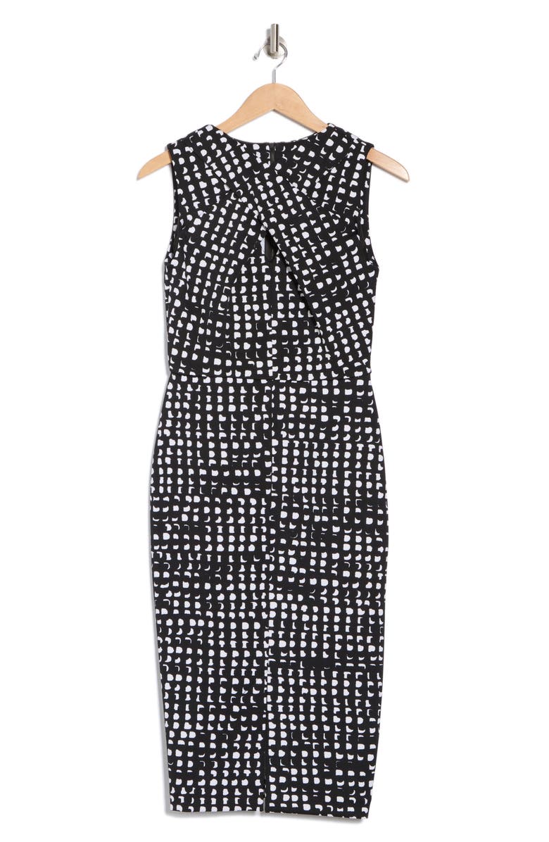 Calvin Klein Dot Cross Front Sheath Dress | Nordstromrack