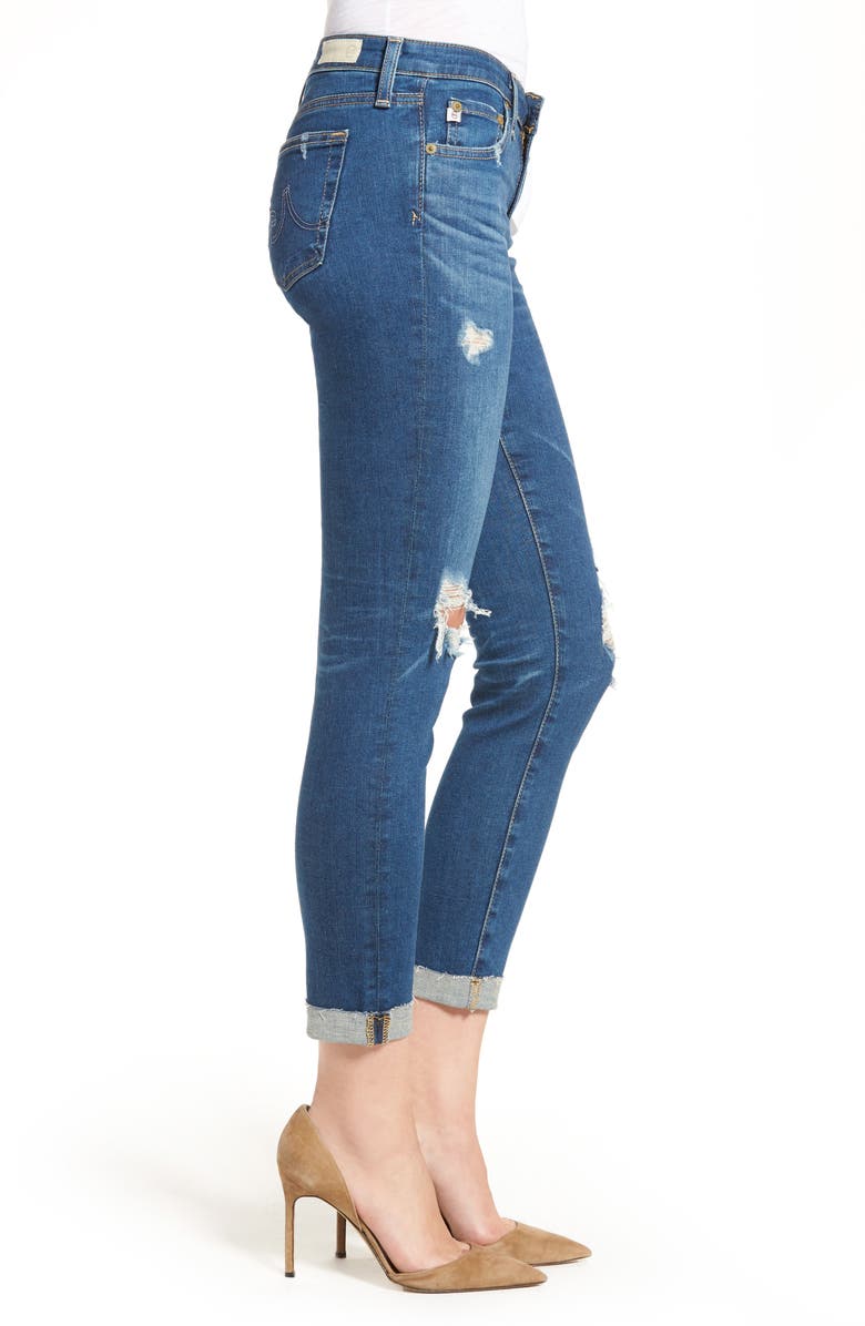 AG The Stilt Roll Cuff Cigarette Leg Jeans | Nordstromrack