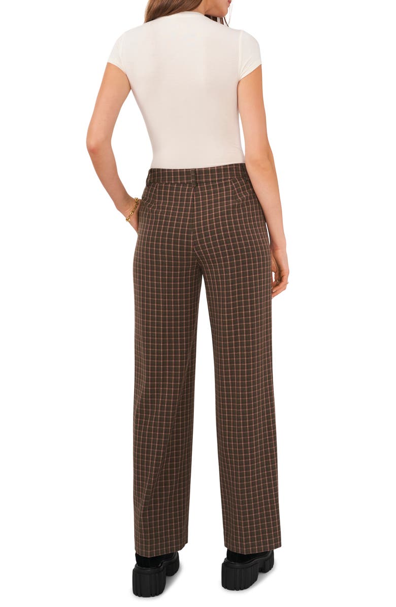 Vince Camuto Check Print Straight Leg Pants | Nordstromrack