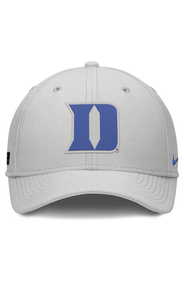 Nike Men's Nike Gray Duke Blue Devils Rise Practice Performance ...