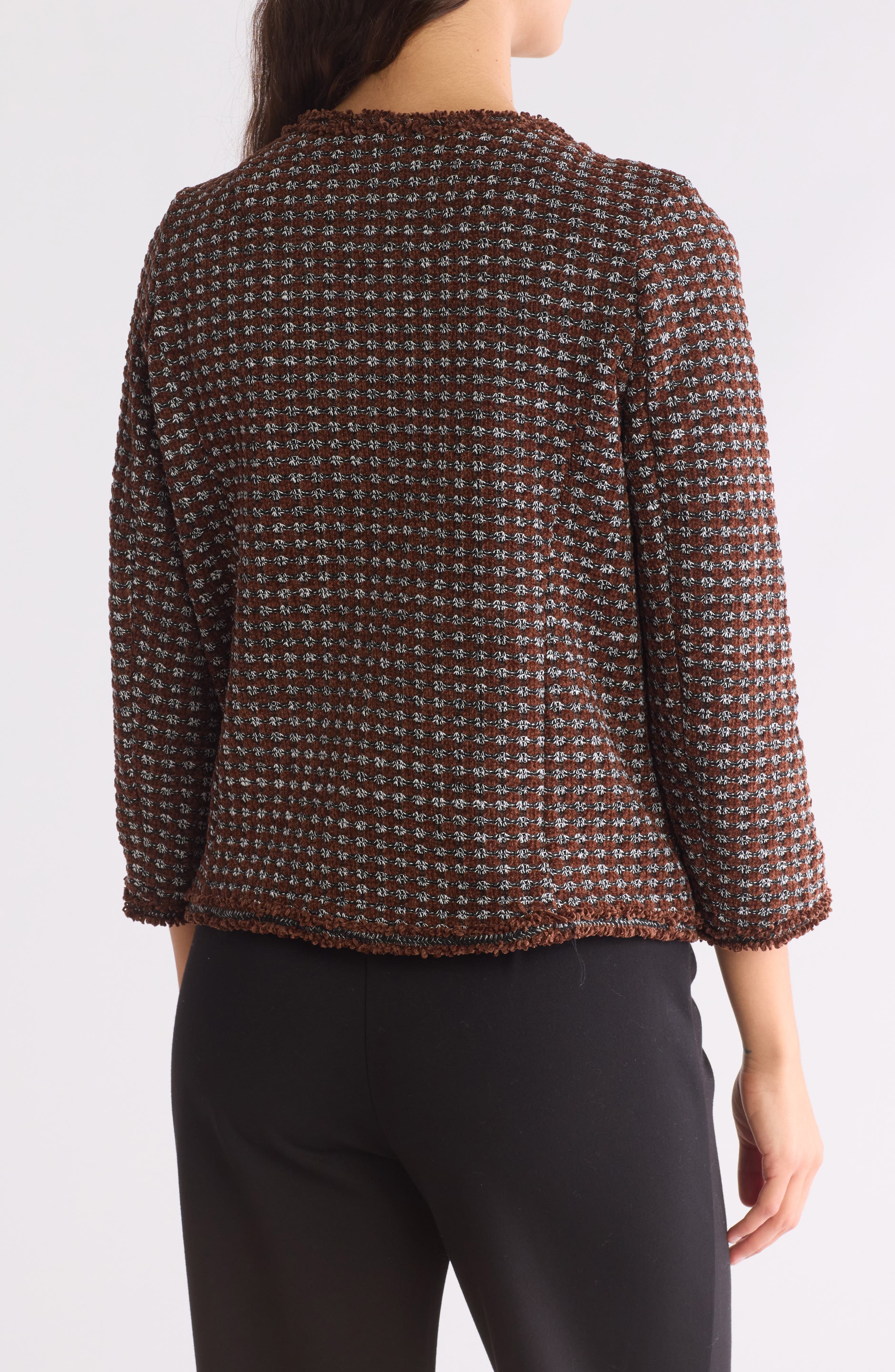 MAX STUDIO Tweed Crop Jacket | Nordstromrack
