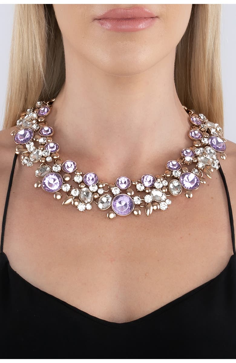 EYE CANDY LOS ANGELES Clementine Purple Collar Necklace | Nordstromrack