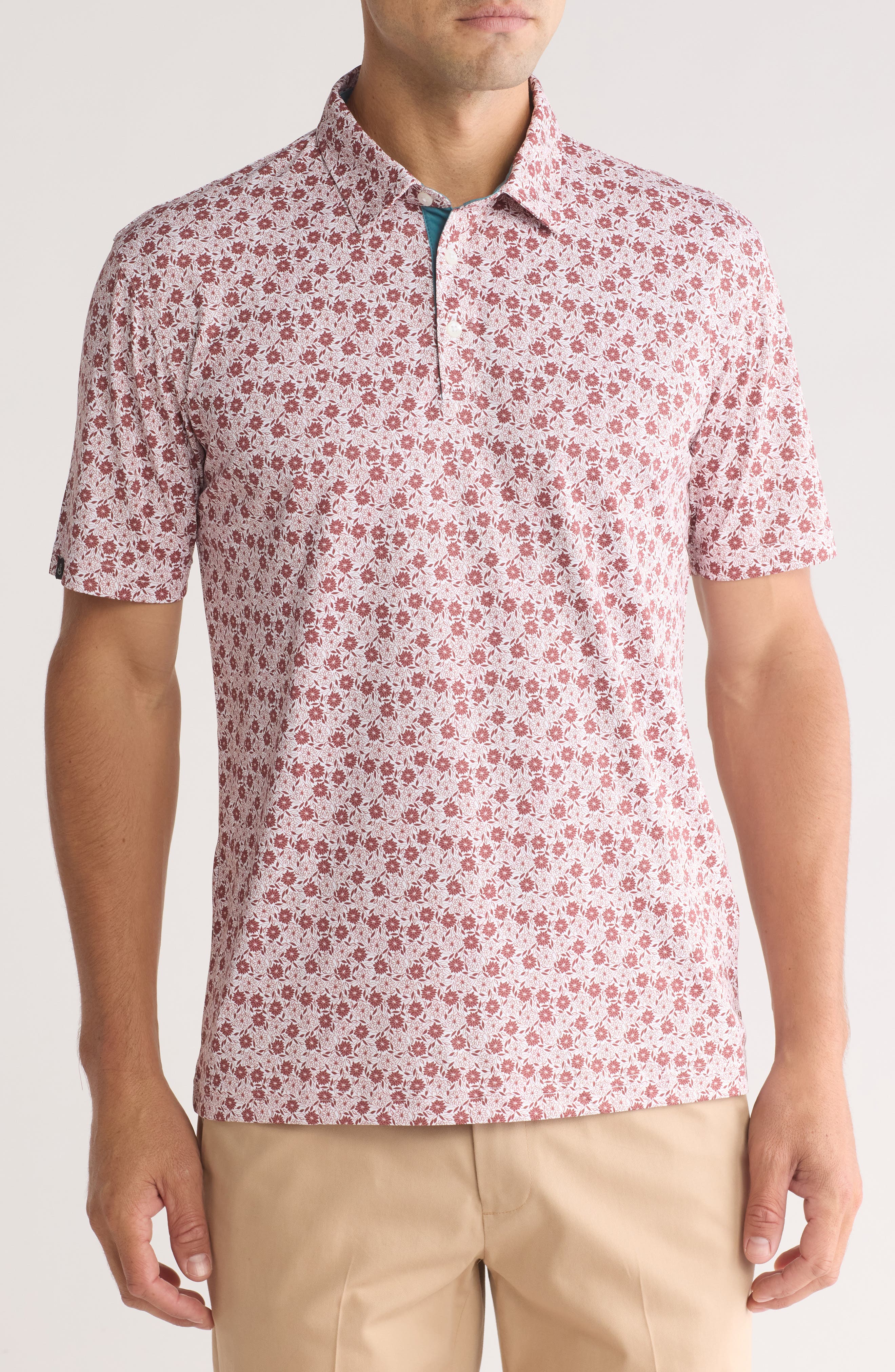Swannies Clark Floral Print Golf Polo | Nordstromrack