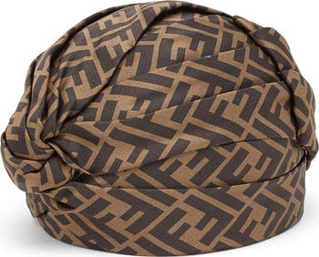 Fendi Logo Silk Turban | Nordstrom