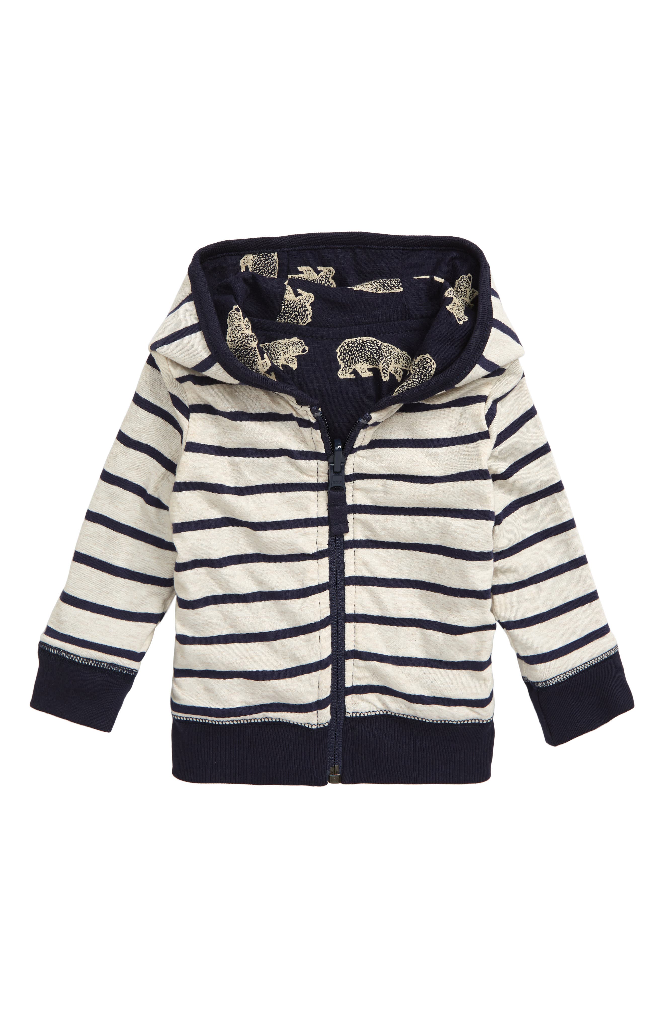 Hatley Band of Bears Reversible Hoodie | Nordstrom