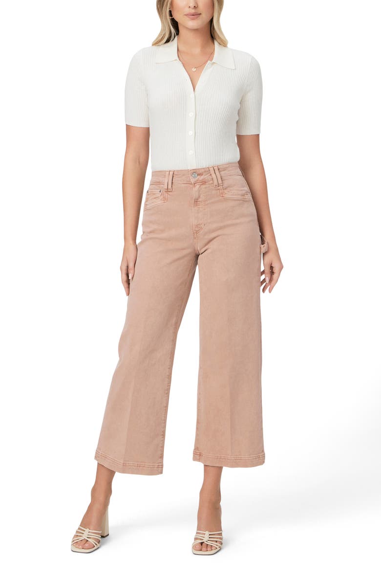 PAIGE Anessa Wide Leg Ankle Jeans | Nordstromrack