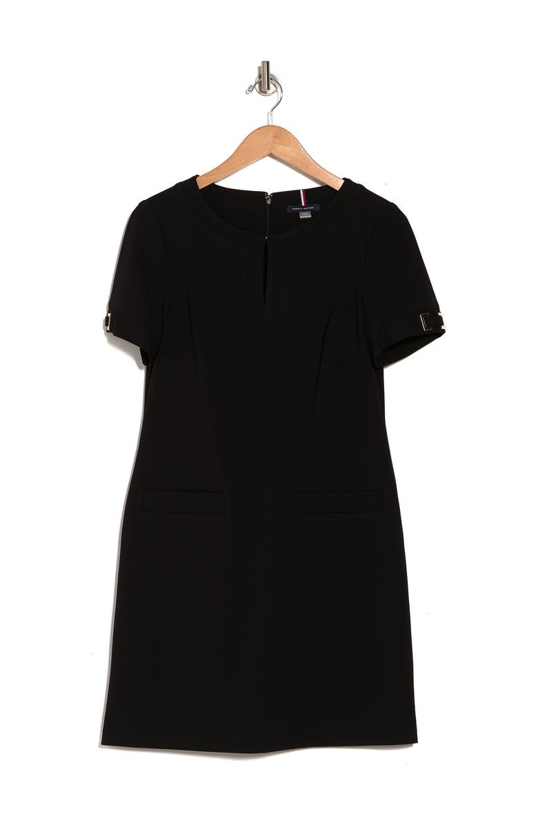 Tommy Hilfiger Front Keyhole Short Sleeve Dress | Nordstromrack