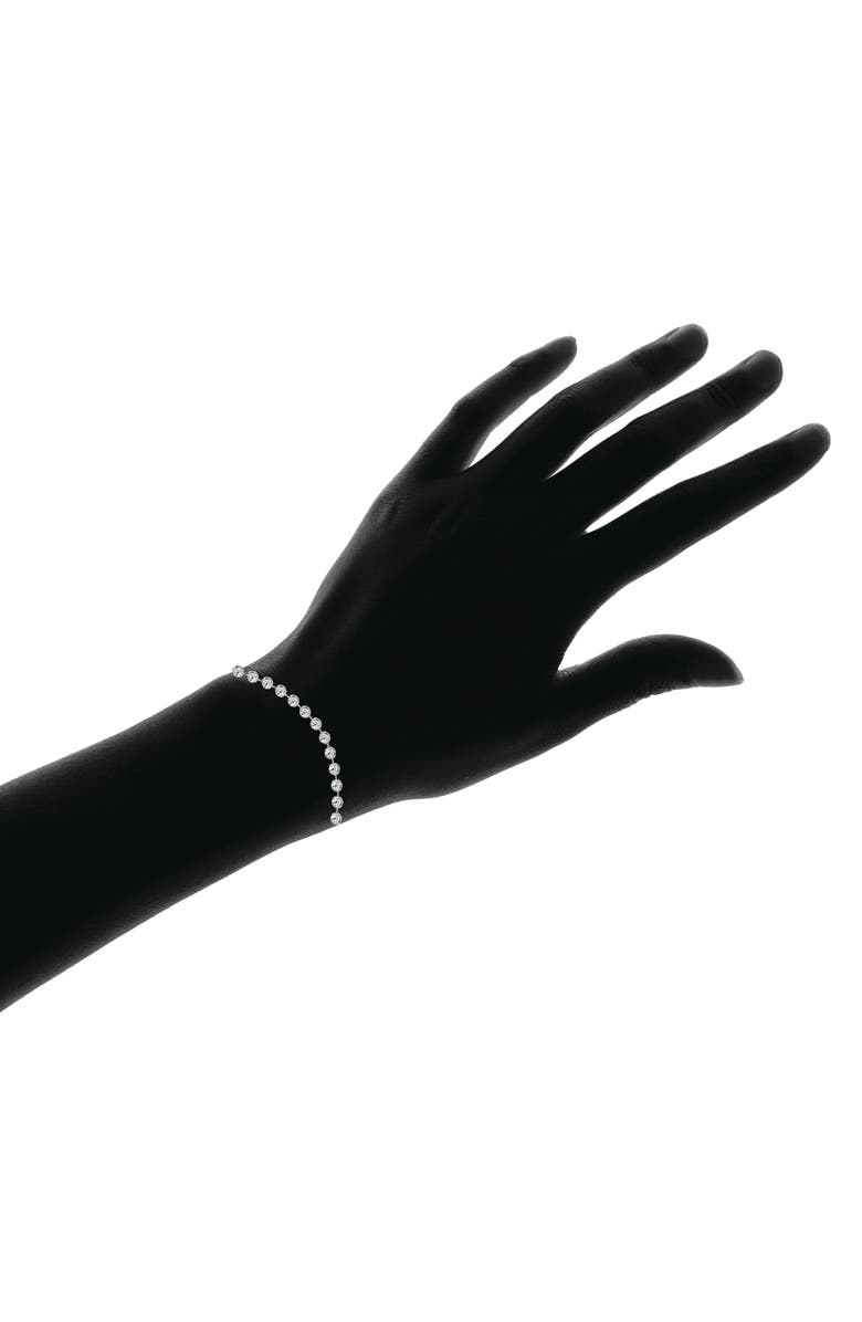 BEST SILVER 10K White Gold 2mm Crescent Ball Chain Bracelet | Nordstromrack