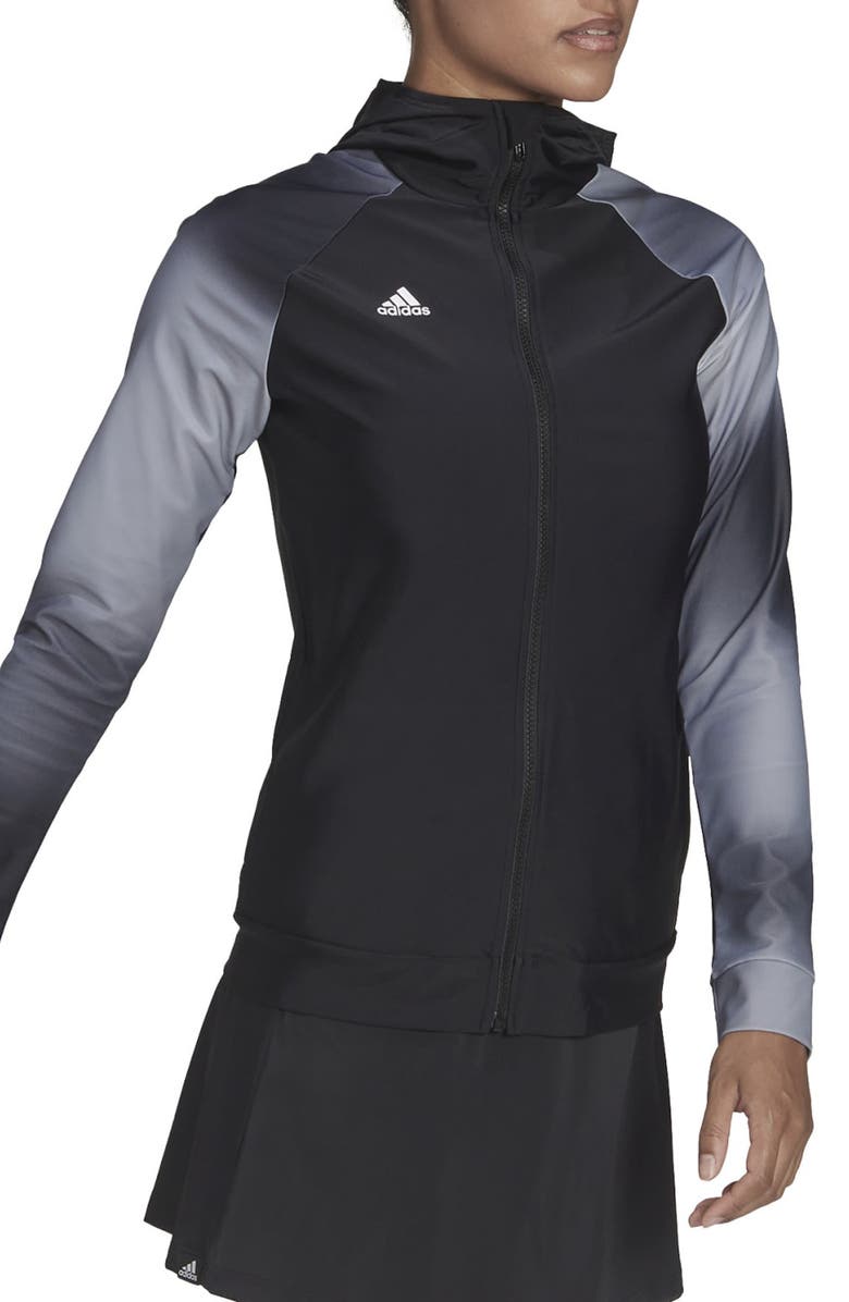 adidas Long Sleeve Zip-up Swim Cover-Up | Nordstromrack