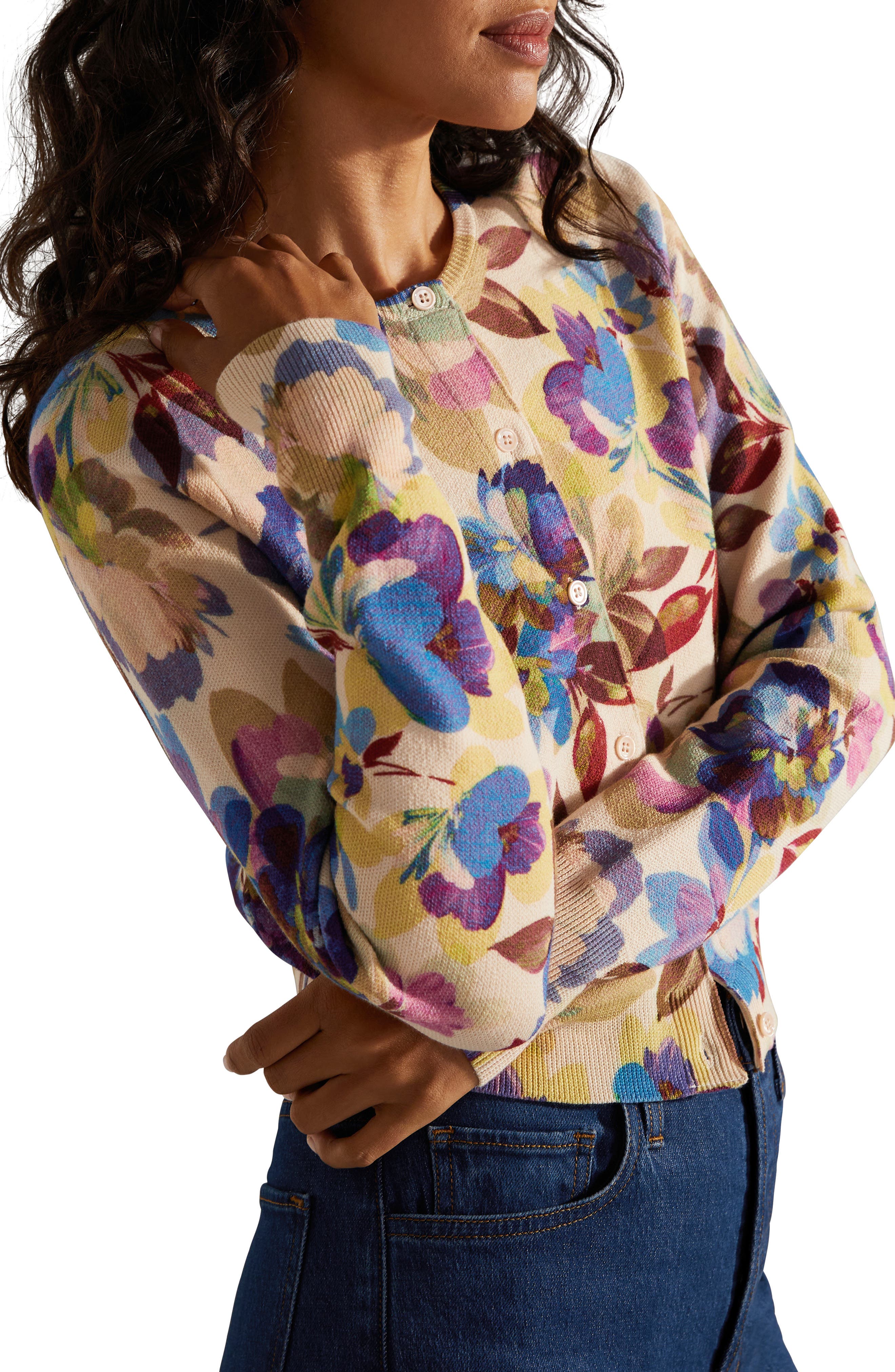 Favorite Daughter The Lana Floral Print Cardigan | Nordstromrack