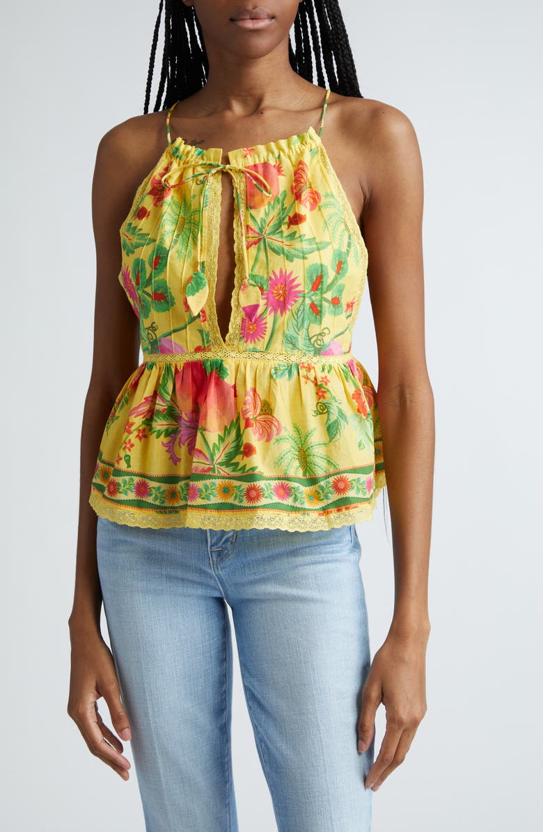 FARM Rio Fruit Garden Cotton Camisole | Nordstromrack