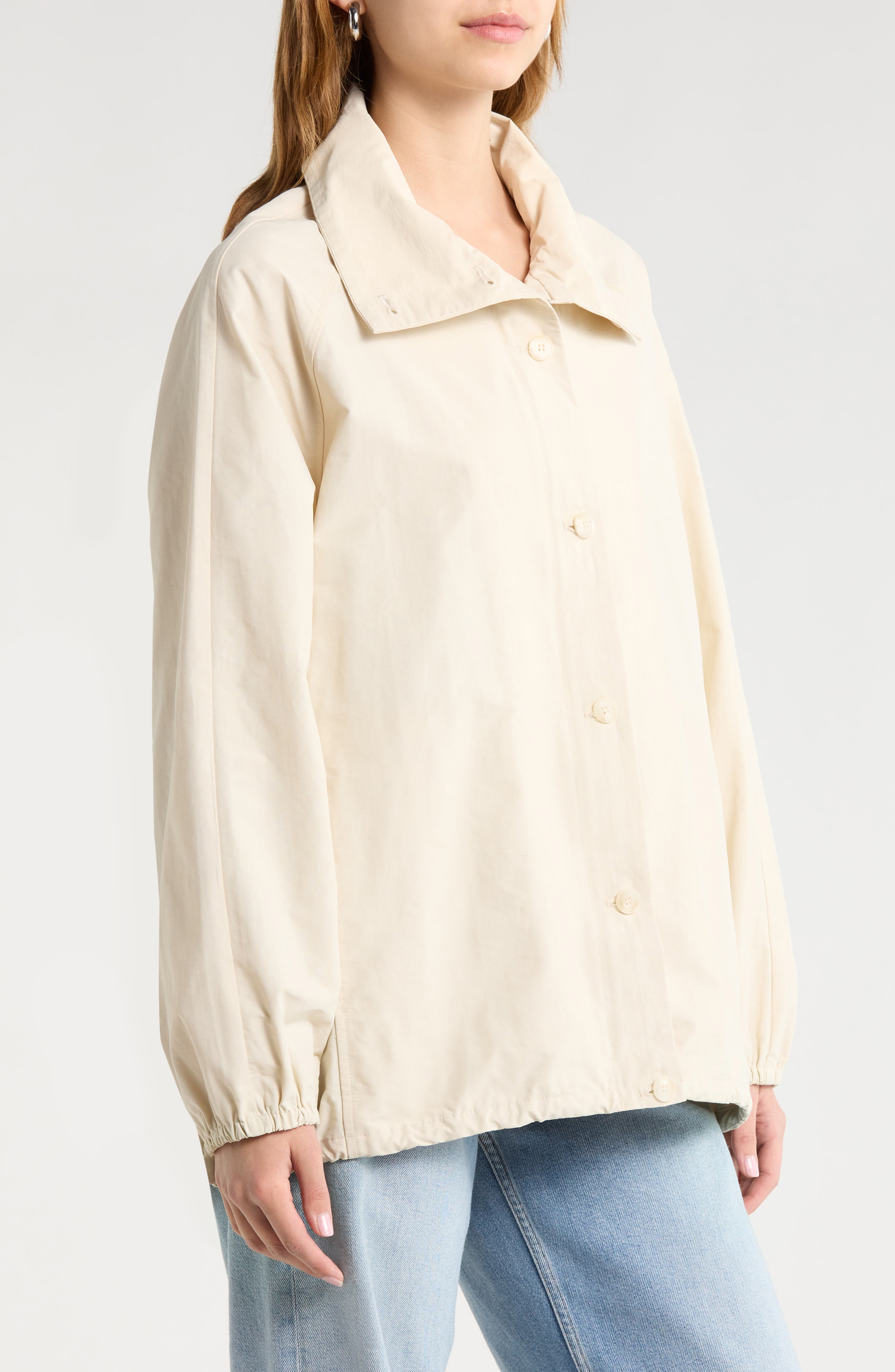 ASTR the Label Yareli Oversize Funnel Neck Jacket | Nordstrom