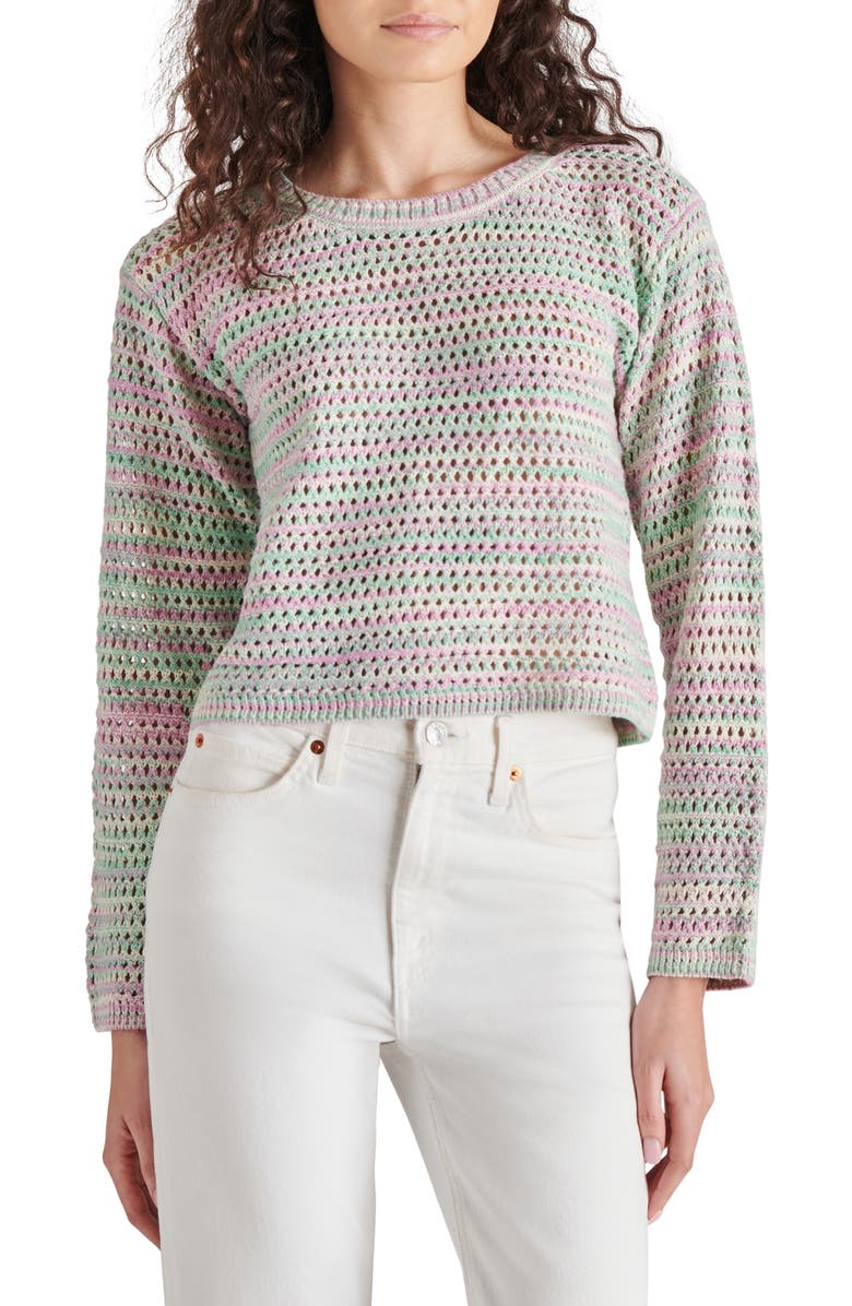 Steve Madden Delicia Open Stitch Sweater | Nordstromrack