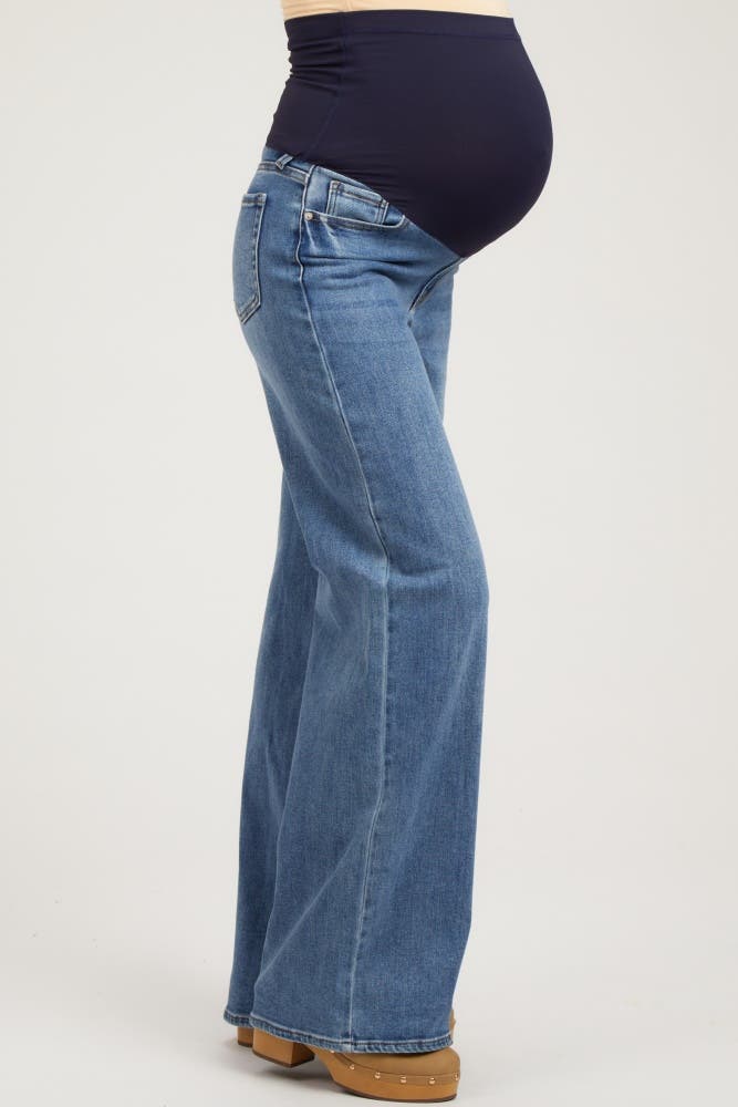 PinkBlush Wide Leg Maternity Jeans | Nordstrom