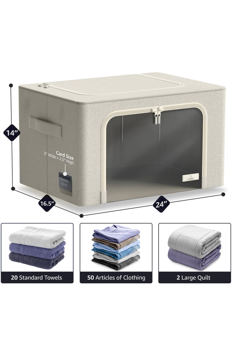 SORBUS 4-Pack Jumbo Foldable Storage Boxes | Nordstromrack