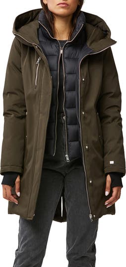 Soia & Kyo Belina Water Resistant 700 Fill Power Down Hooded Parka ...