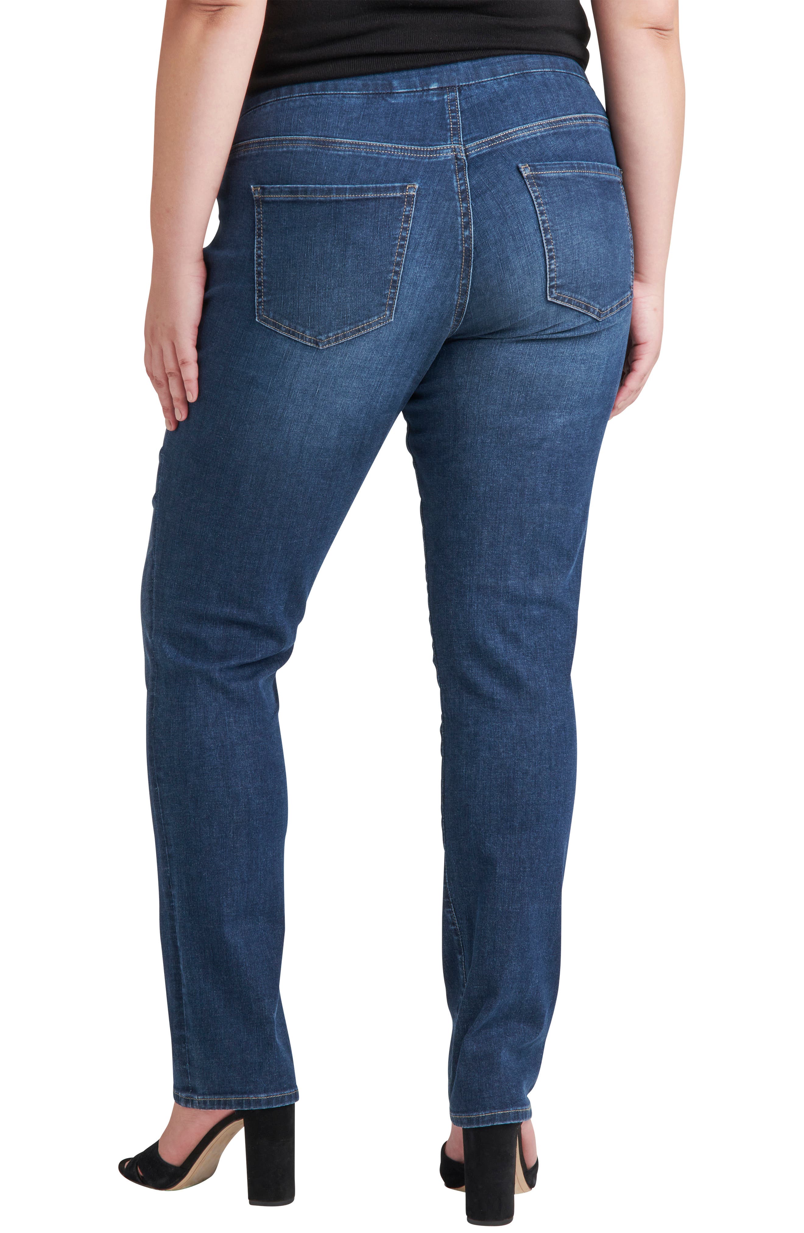 JAG Peri Pull-On Mid Rise Straight Leg Jeans | Nordstromrack