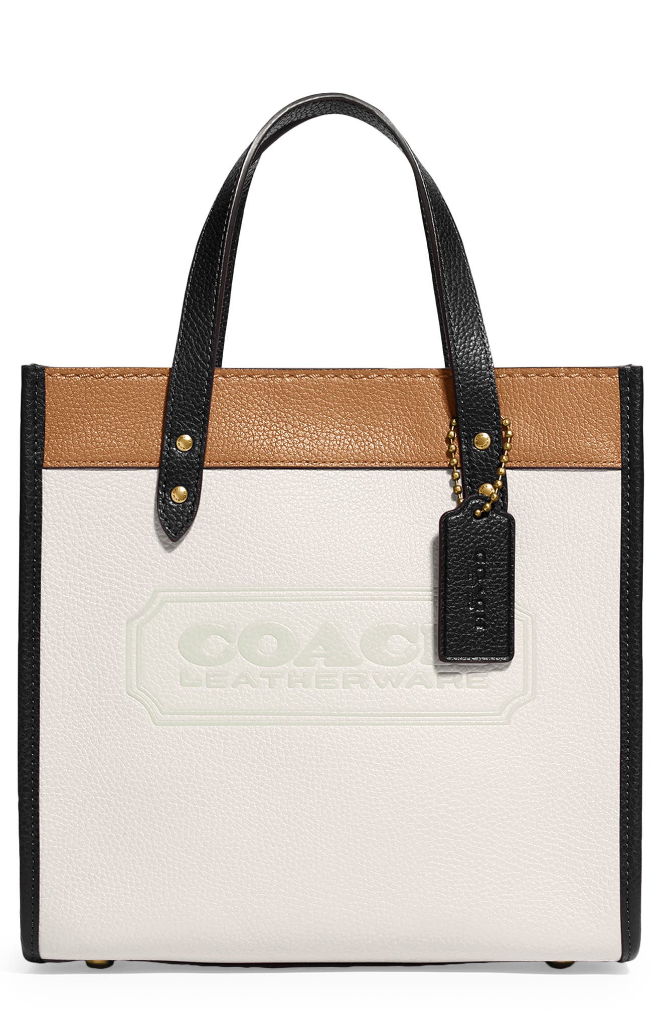 COACH Colorblock Leather Small Tote | Nordstrom