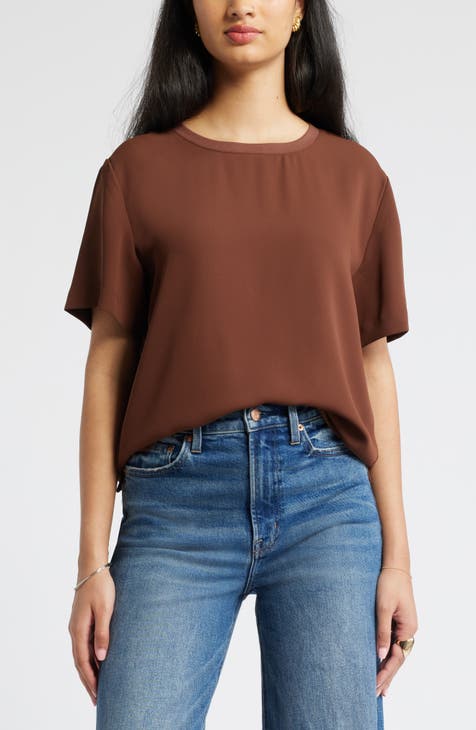 Women's Brown Tops | Nordstrom