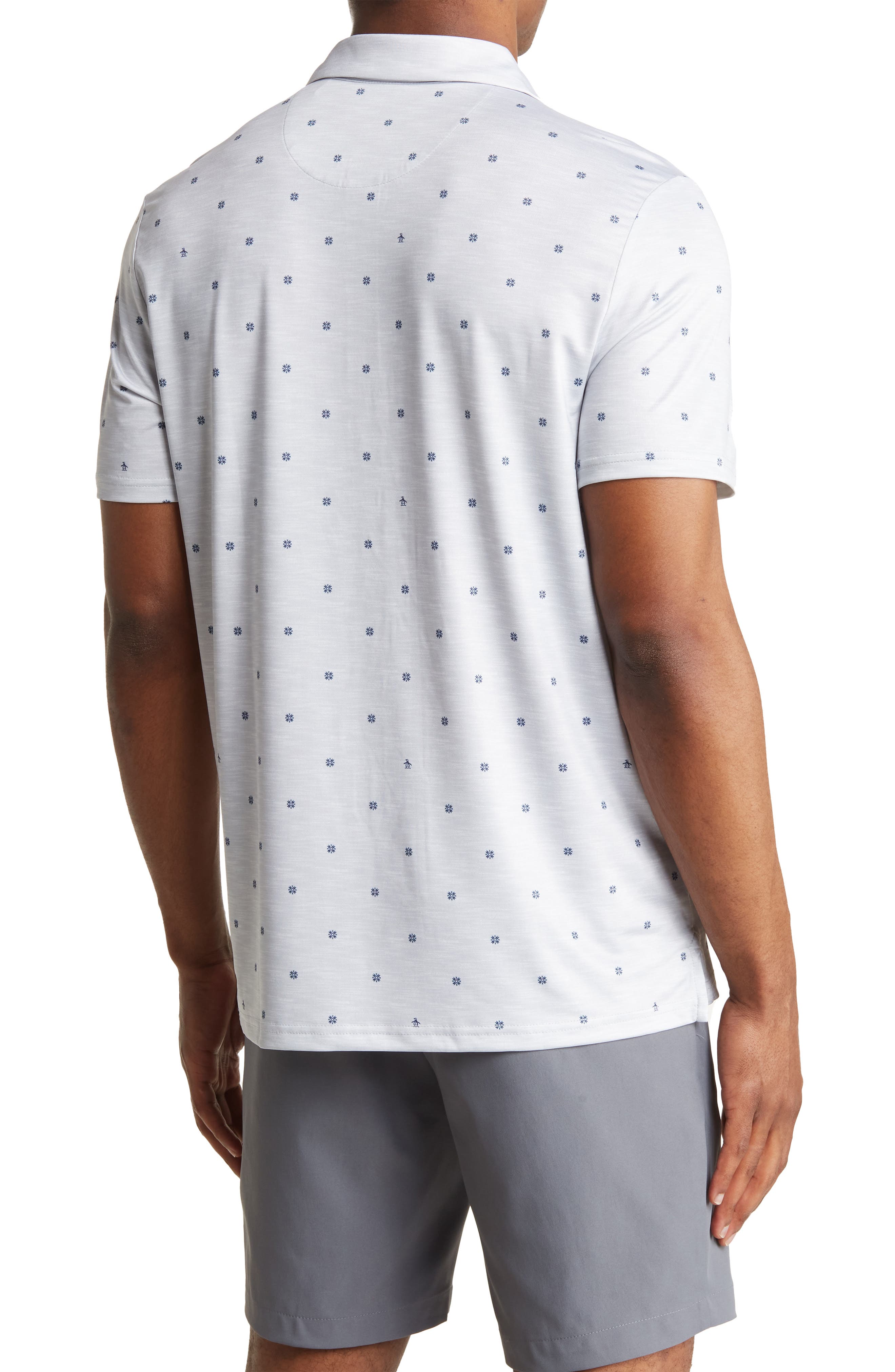 ORIGINAL PENGUIN GOLF Fairisle Print Slim Fit Polo | Nordstromrack