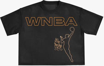 round21 Unisex round21 Black WNBA Oversized Mesh Boxy Top | Nordstrom