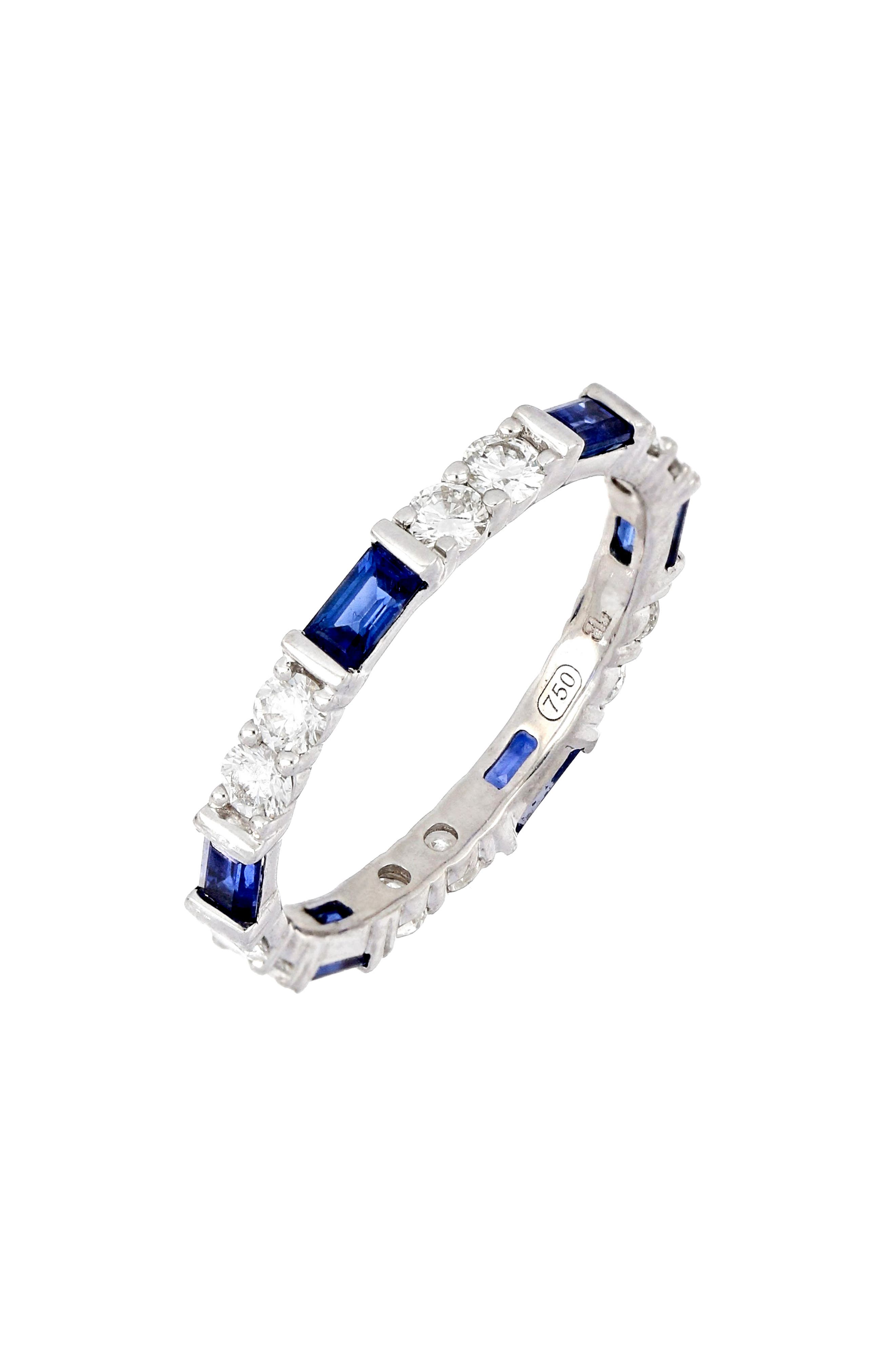 Bony Levy Sapphire & Diamond Eternity Ring | Nordstrom