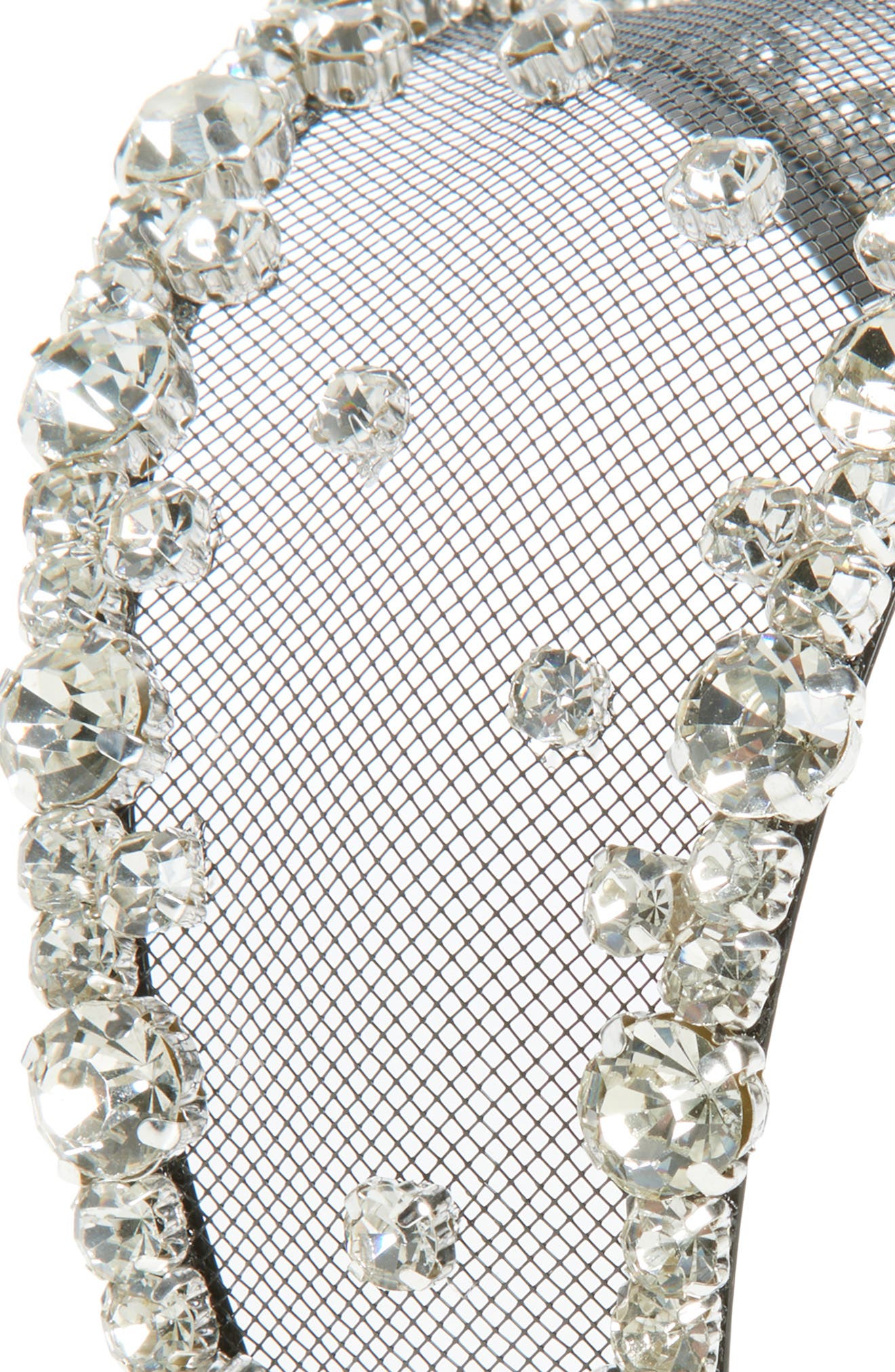 Tasha Crystal Embellished Mesh Headband | Nordstrom