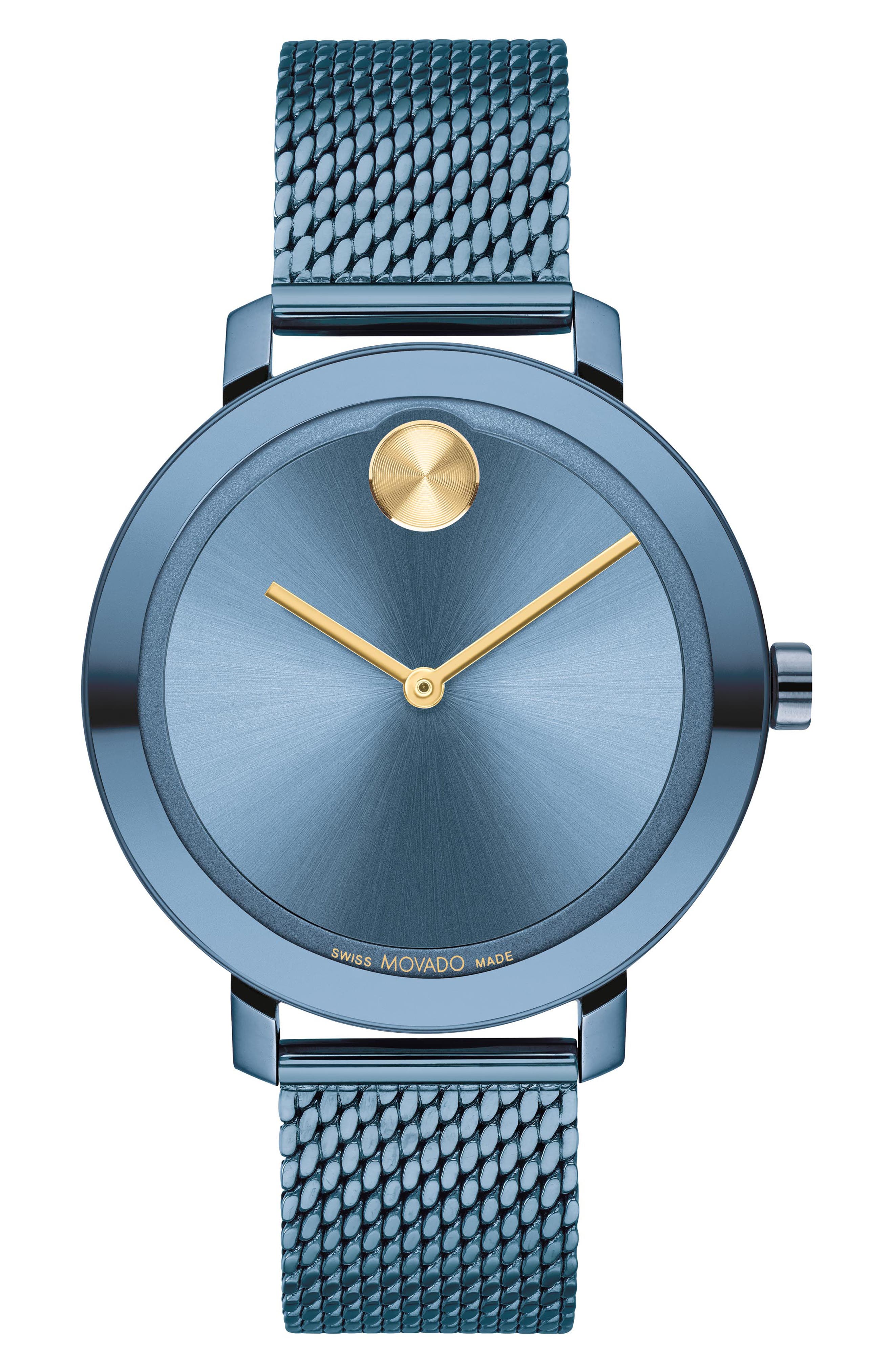 Movado Bold Evolution Mesh Strap Watch, 34mm | Nordstromrack