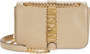 Moschino Python Embossed Leather Shoulder Bag | Nordstrom