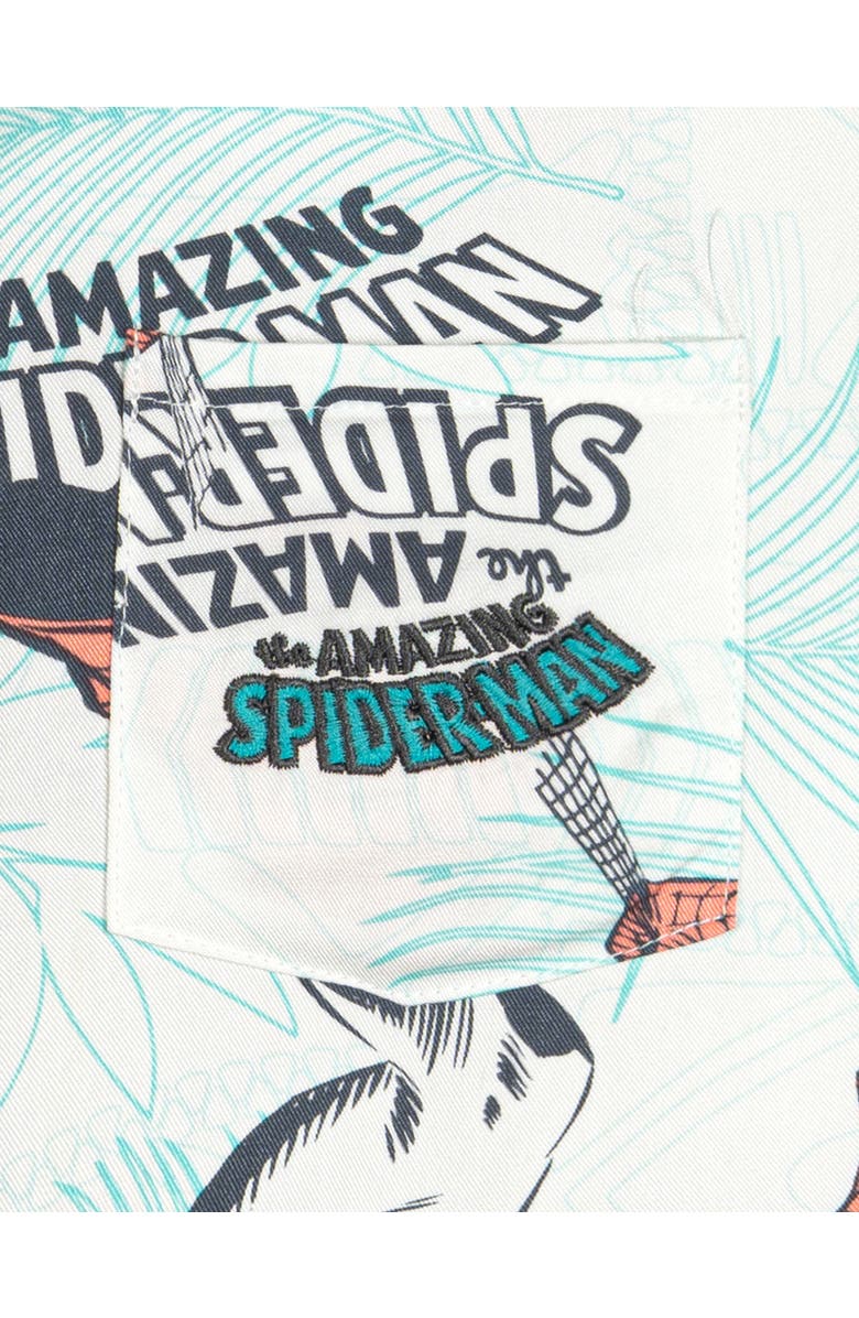 Marvel Spider-Man Hawaiian Short Sleeve Button Down Shirt | Nordstrom