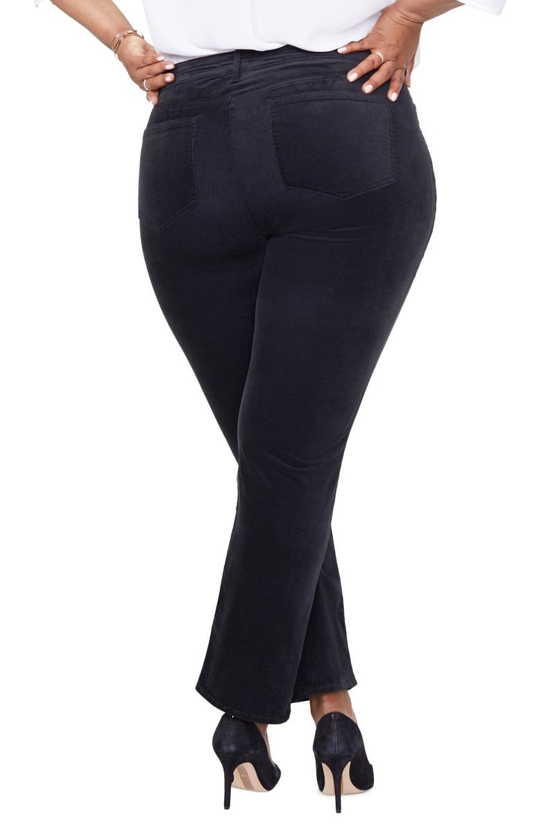 NYDJ Marilyn Straight Leg Cotton Blend Velvet Pants | Nordstromrack