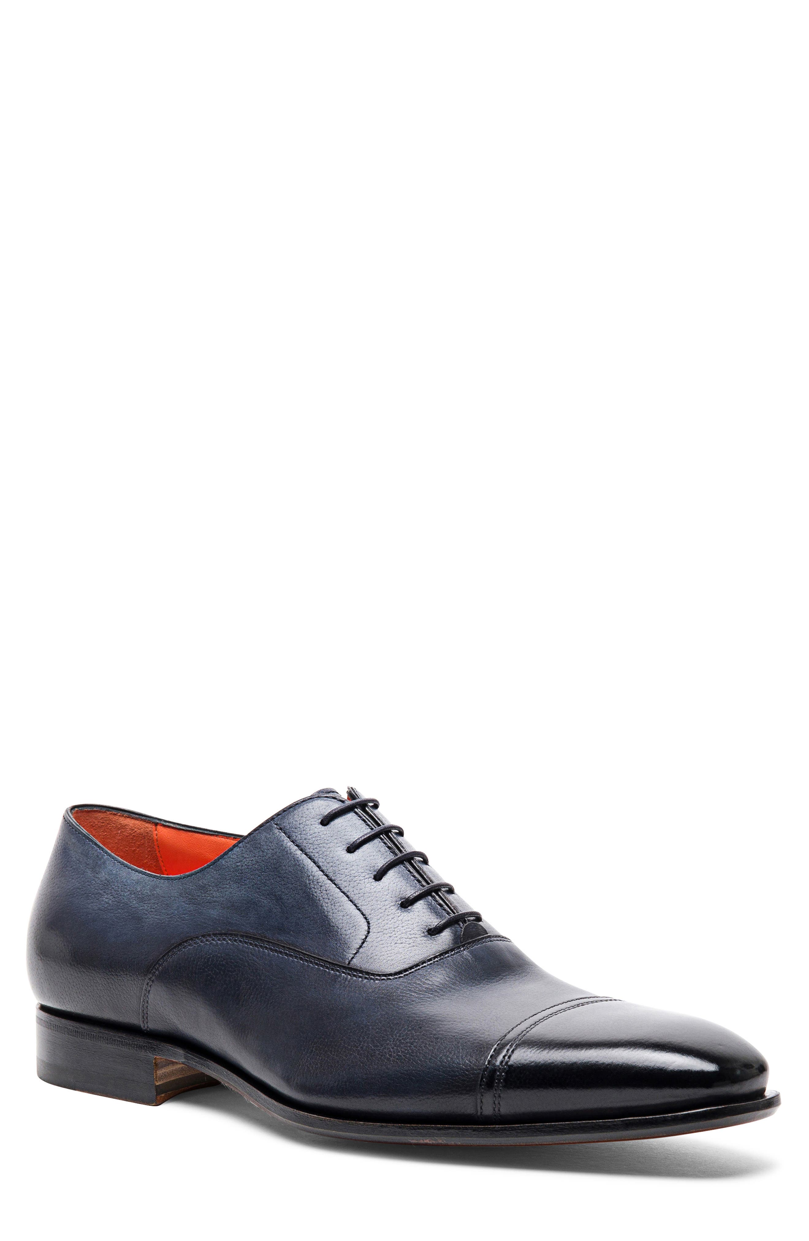Santoni Leather Oxford Loafer (Men) | Nordstromrack