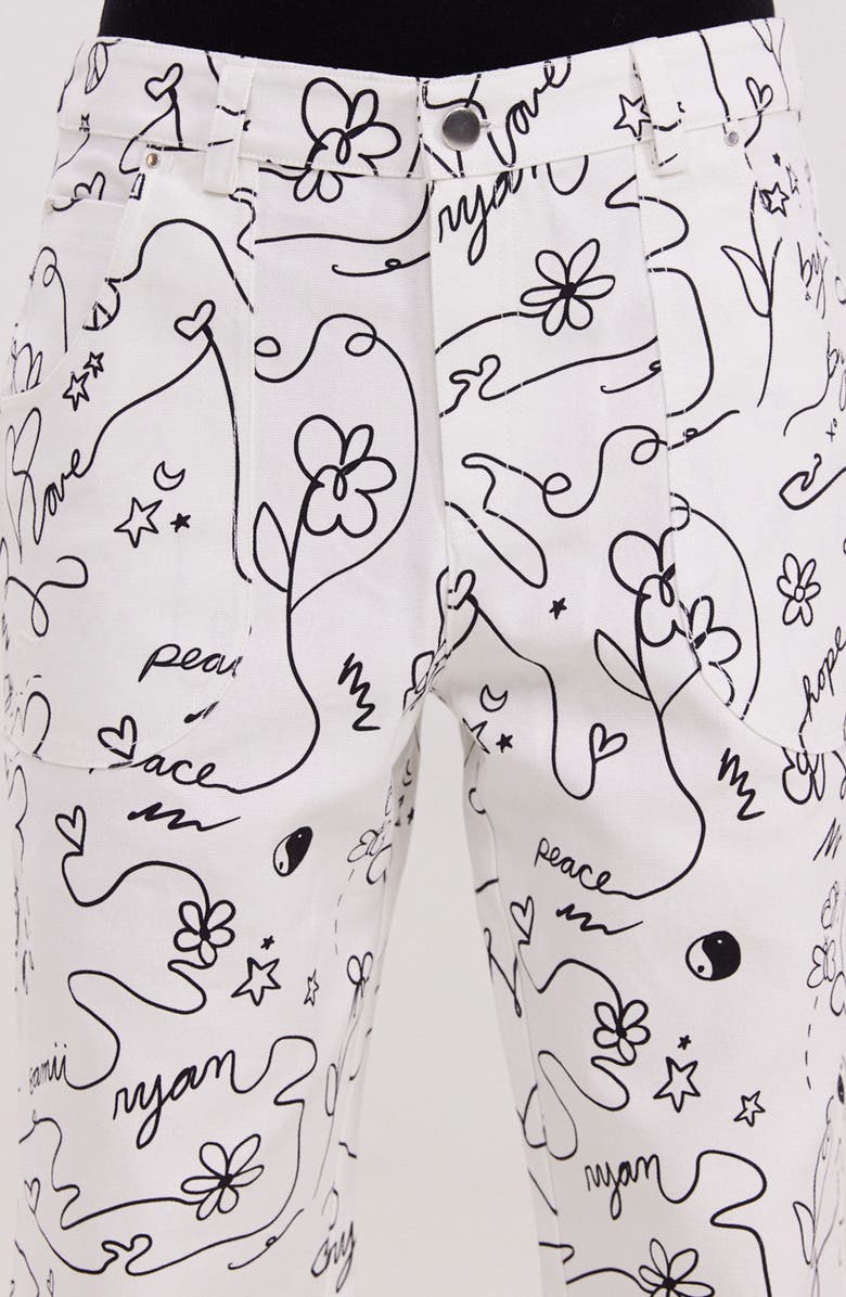 Samii Ryan Scribble Carpenter Pants | Nordstromrack