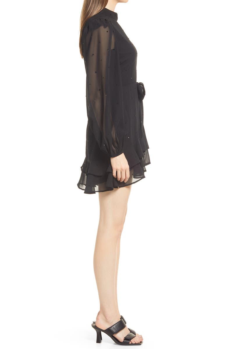 RAHI Glimmer Long Sleeve Minidress | Nordstromrack