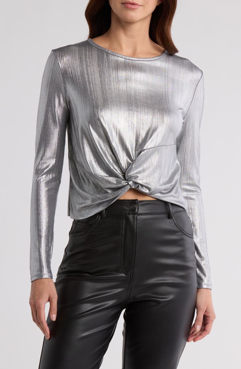 Robert Rodriguez Twist Front Long Sleeve Knit Top | Nordstromrack