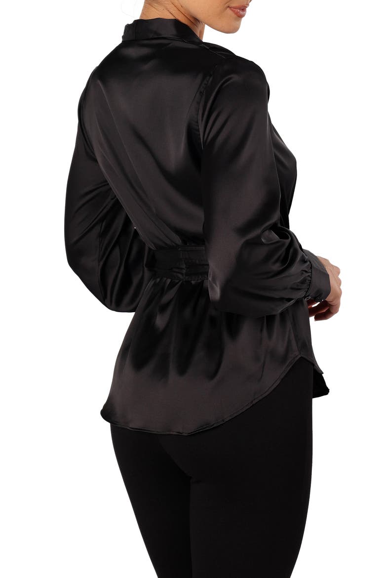 Aydin Satin Wrap Top (Women) | Nordstromrack