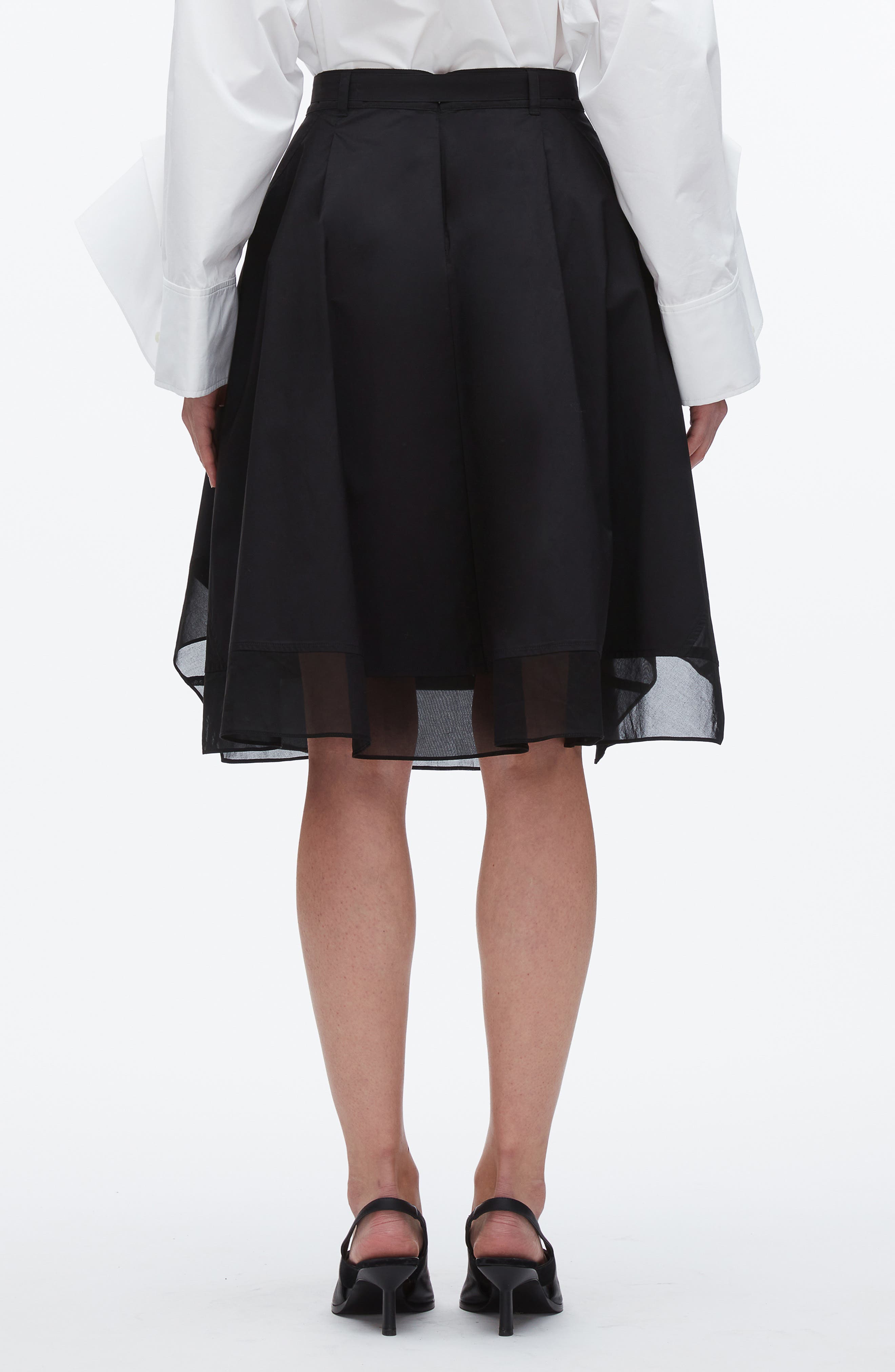 3.1 Phillip Lim Belted A-Line Chiffon Skirt | Nordstromrack