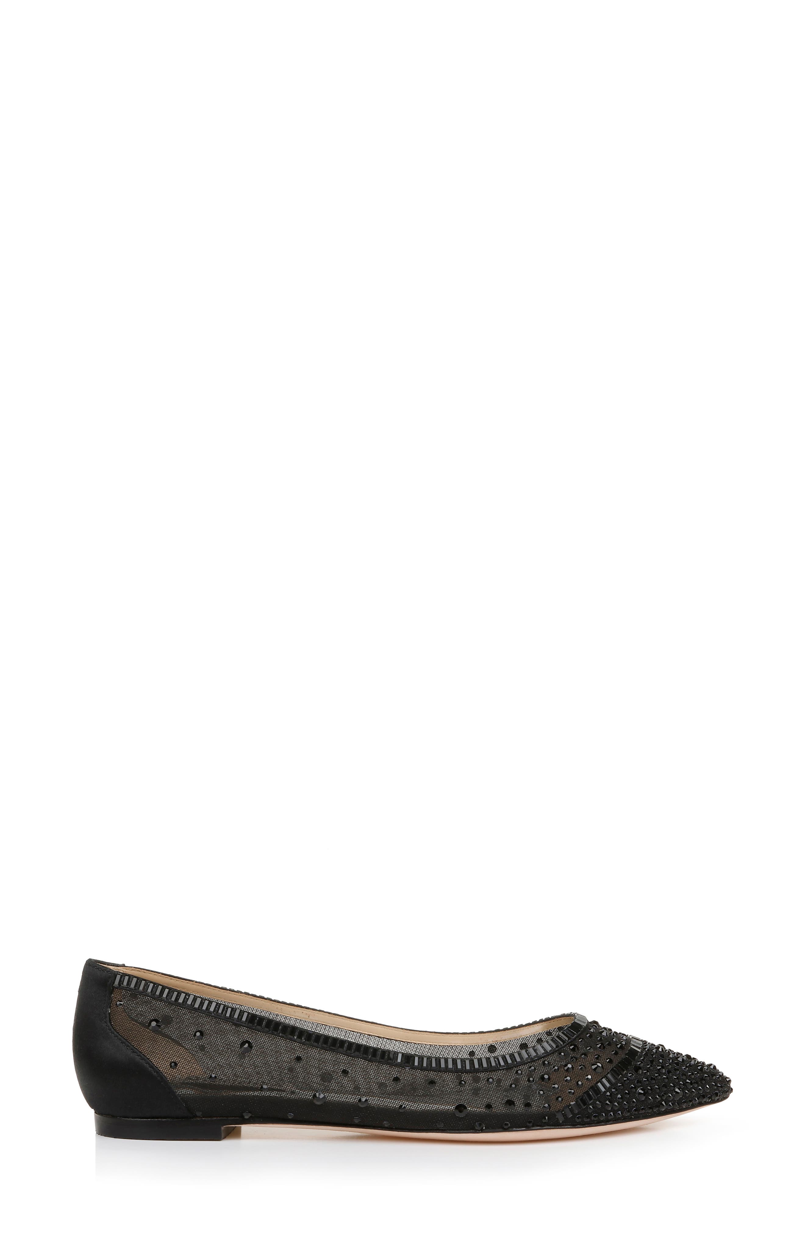 Badgley Mischka Collection Babette Pointed Toe Flat (Women) | Nordstrom