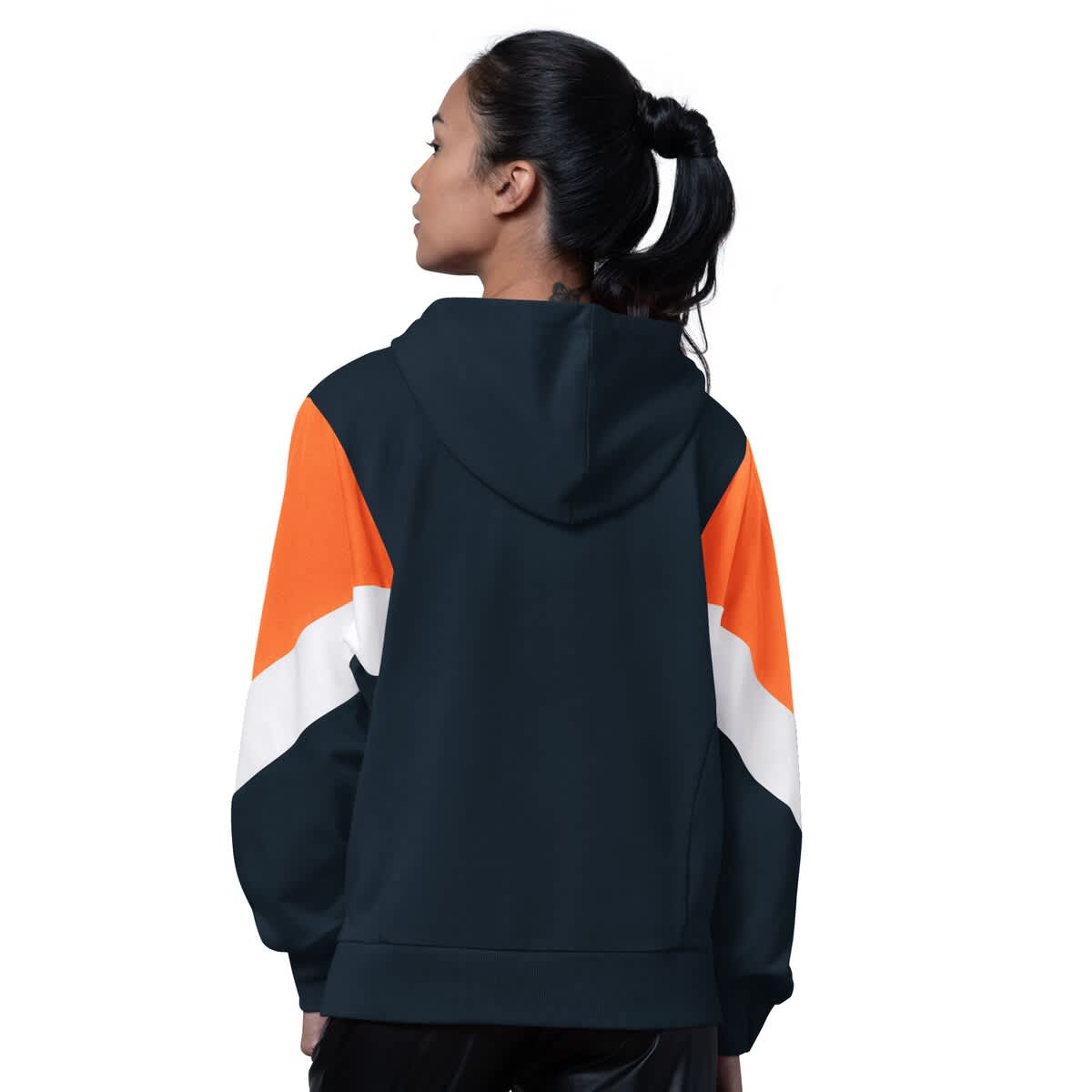 STARTER Women's Starter Navy Chicago Bears Scrimmage Hoodie | Nordstrom