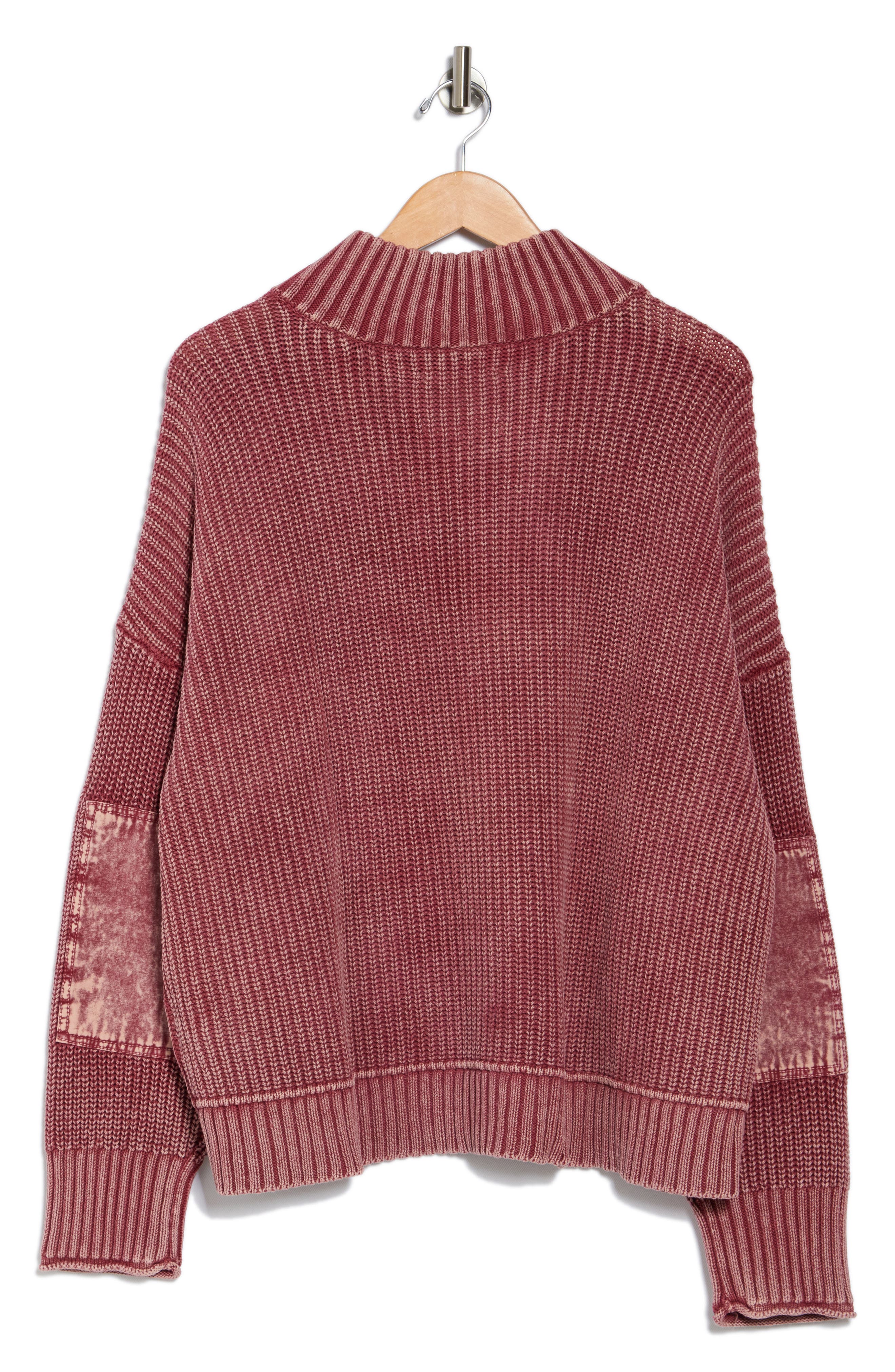 Lucky Brand Elbow Patch Rib Pullover | Nordstromrack