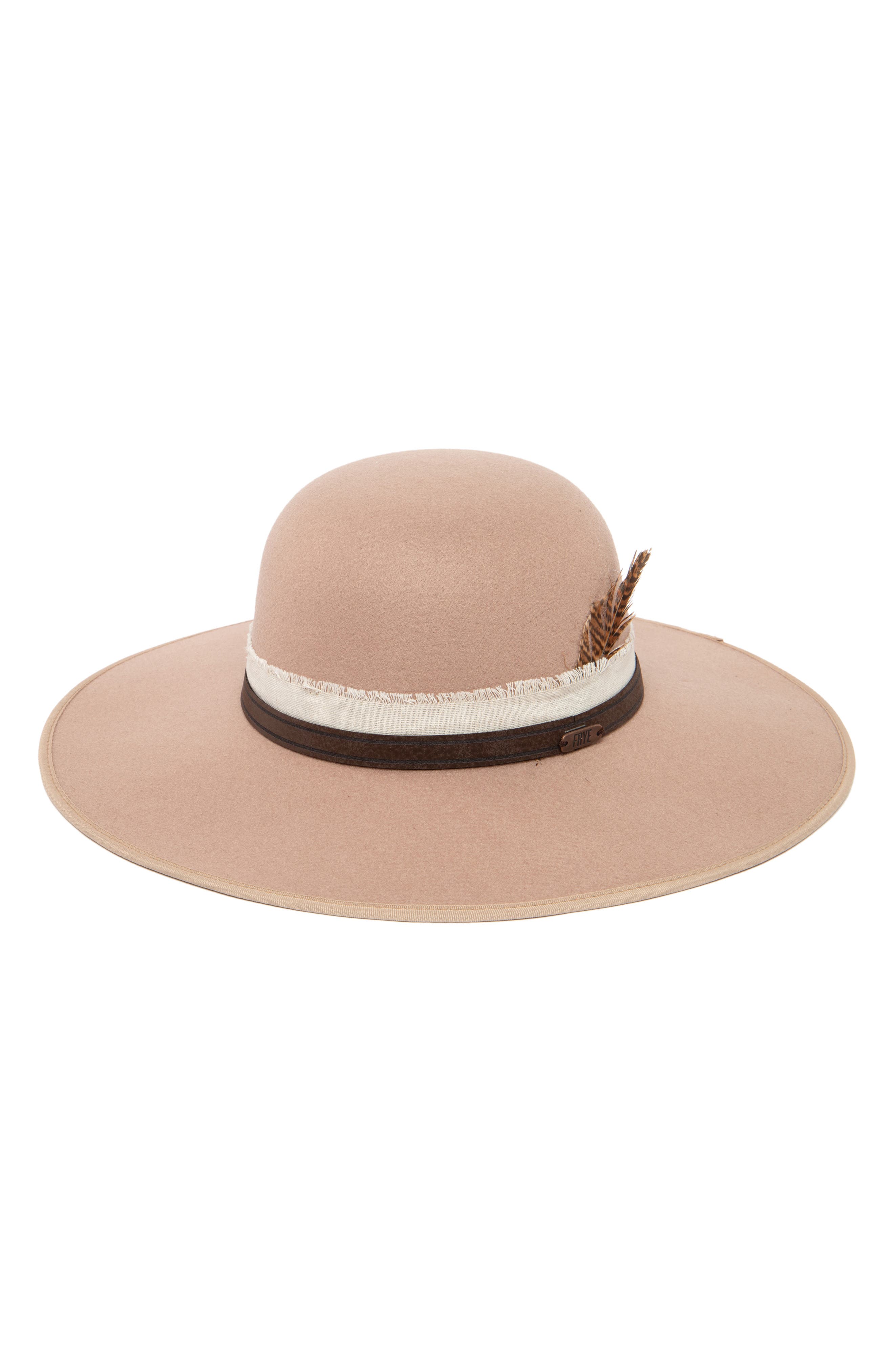 Frye Feather Accent Hat | Nordstromrack