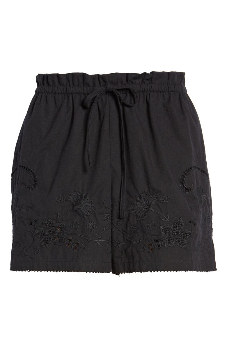rag & bone Marley Embroidered Cotton Shorts | Nordstromrack