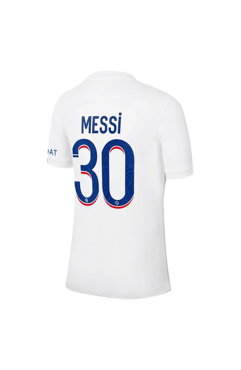 Nike Men's Nike Lionel Messi White Paris Saint-Germain 2022/23 Third ...