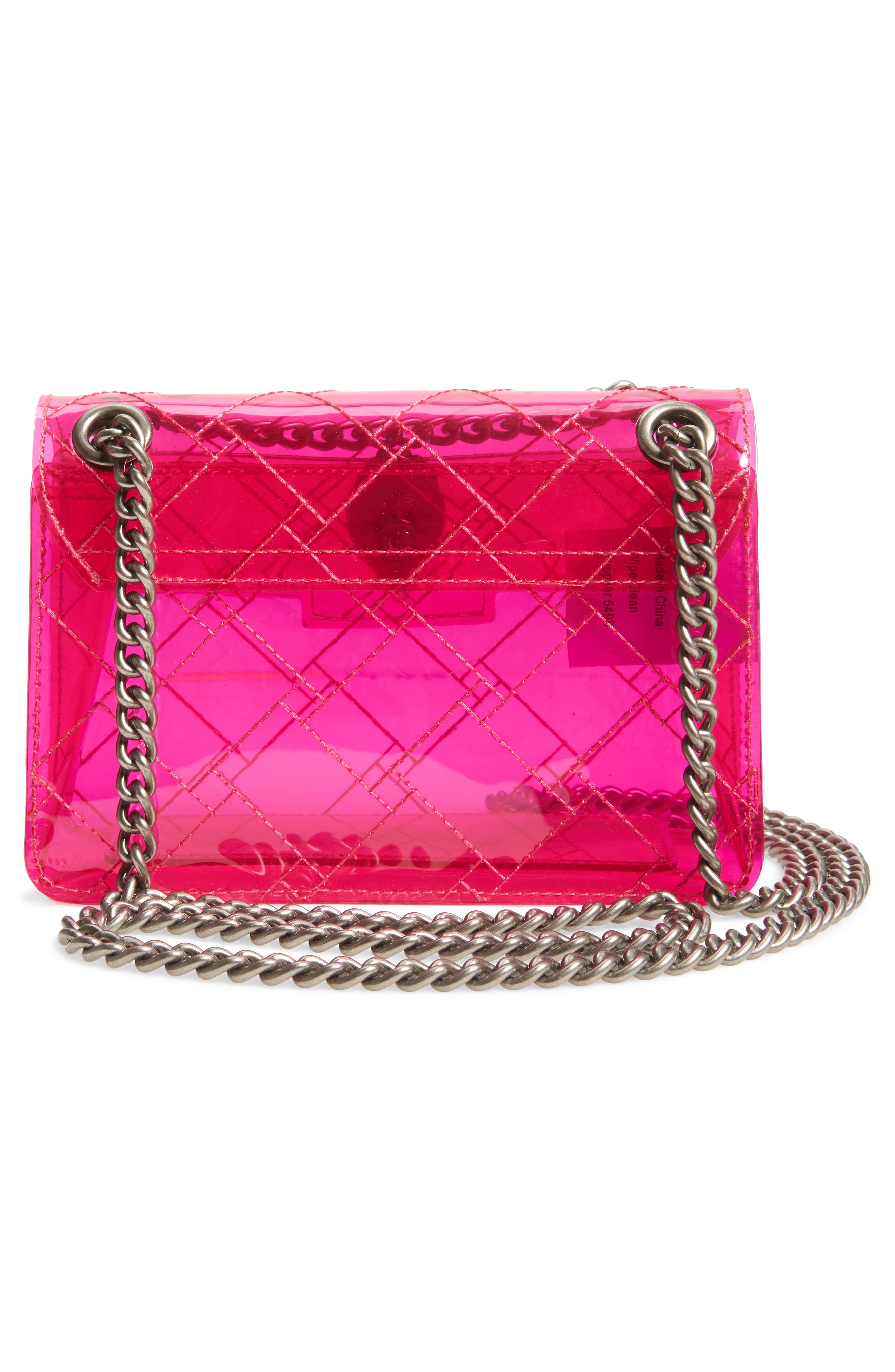 Kurt Geiger London Rainbow Shop Mini Kensington Transparent Shoulder ...