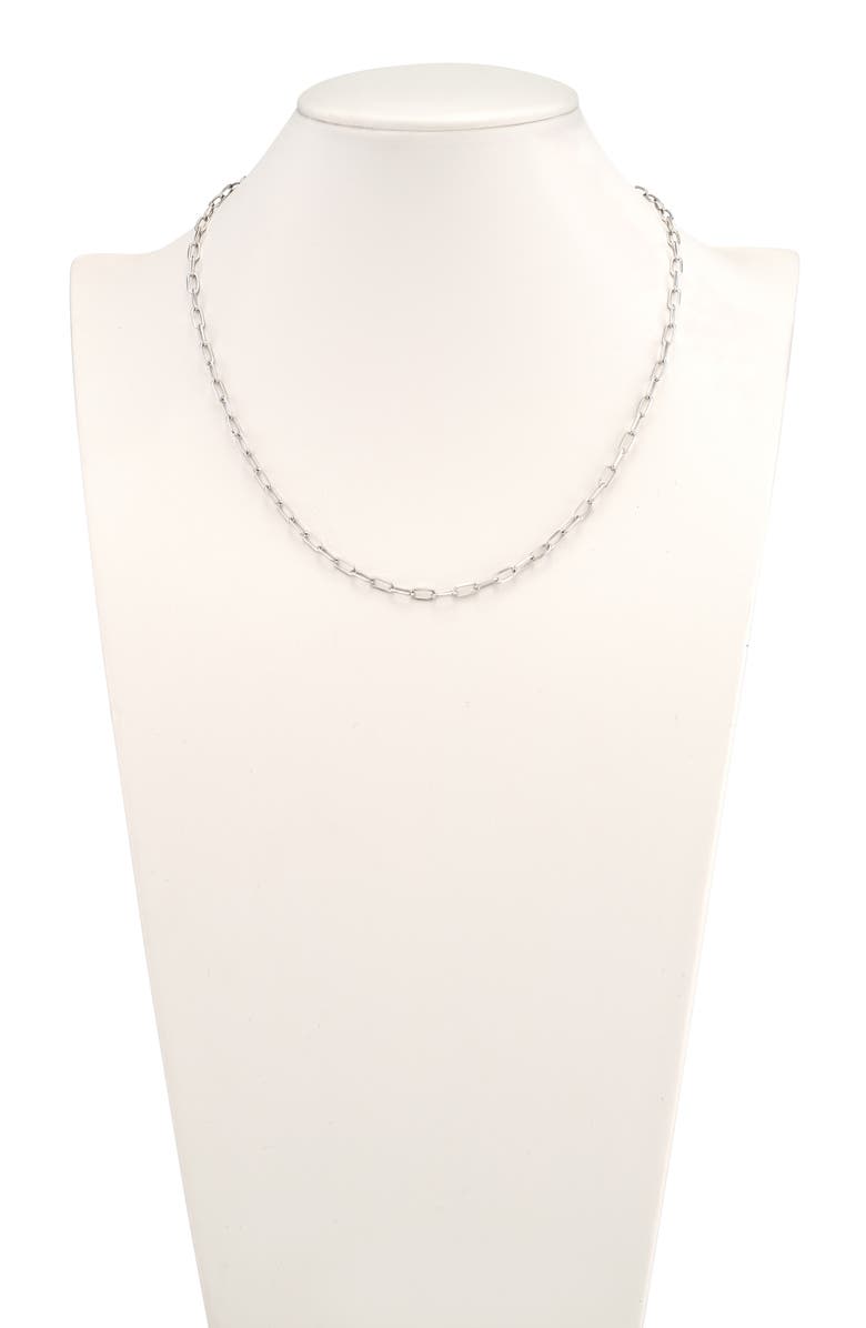 HAWLEY ST Sterling Silver Paper Clip Chain Necklace | Nordstromrack
