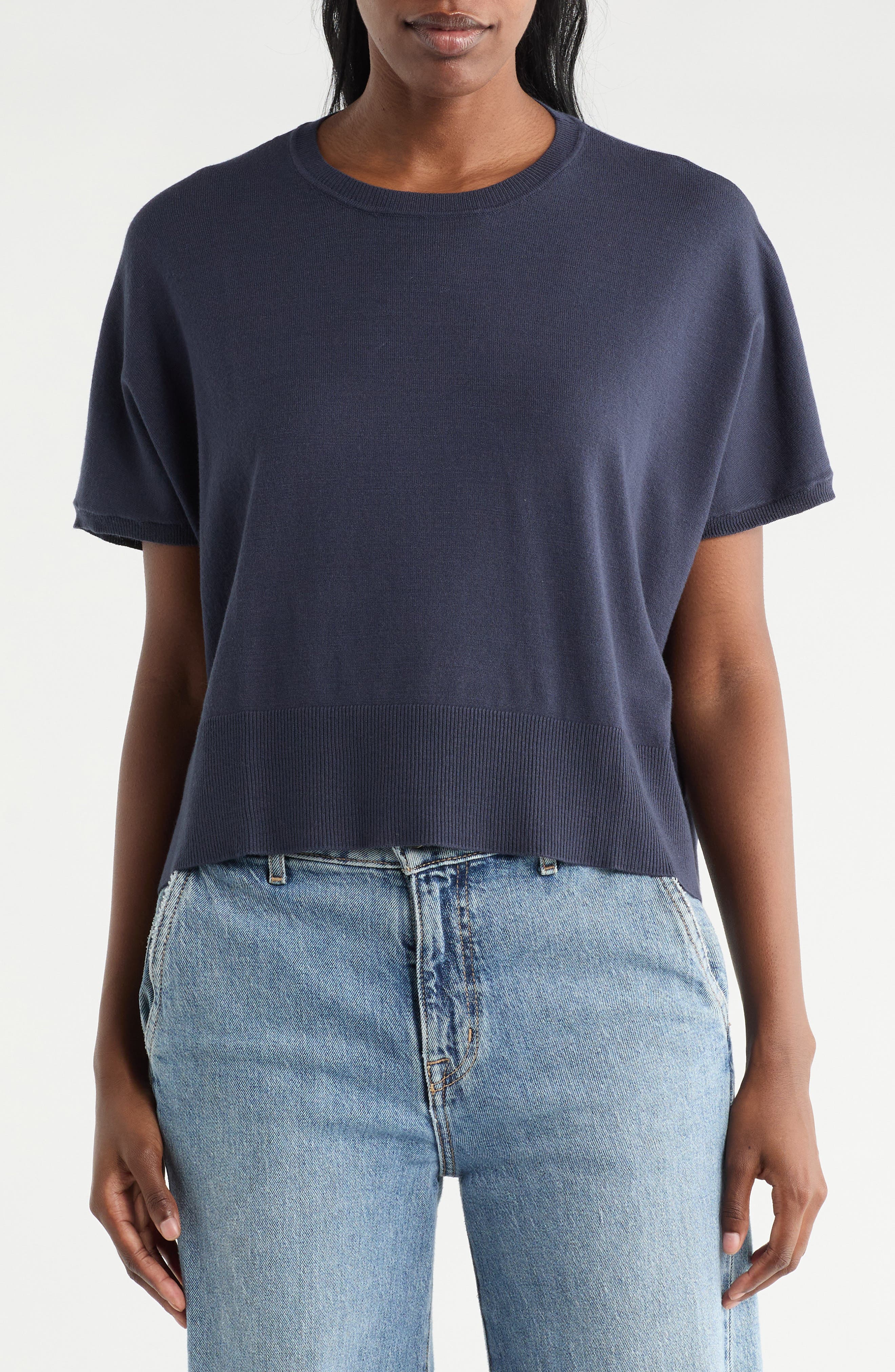 Splendid Jillian Short Sleeve Sweater | Nordstromrack