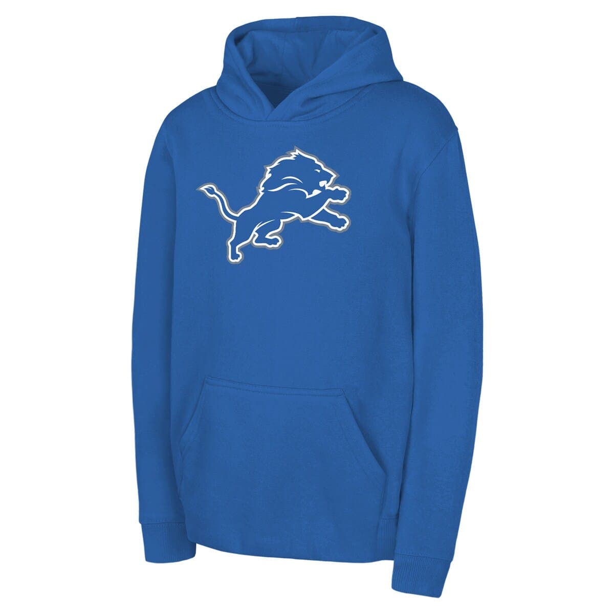 Outerstuff Youth Blue Detroit Lions Team Logo Pullover Hoodie | Nordstrom