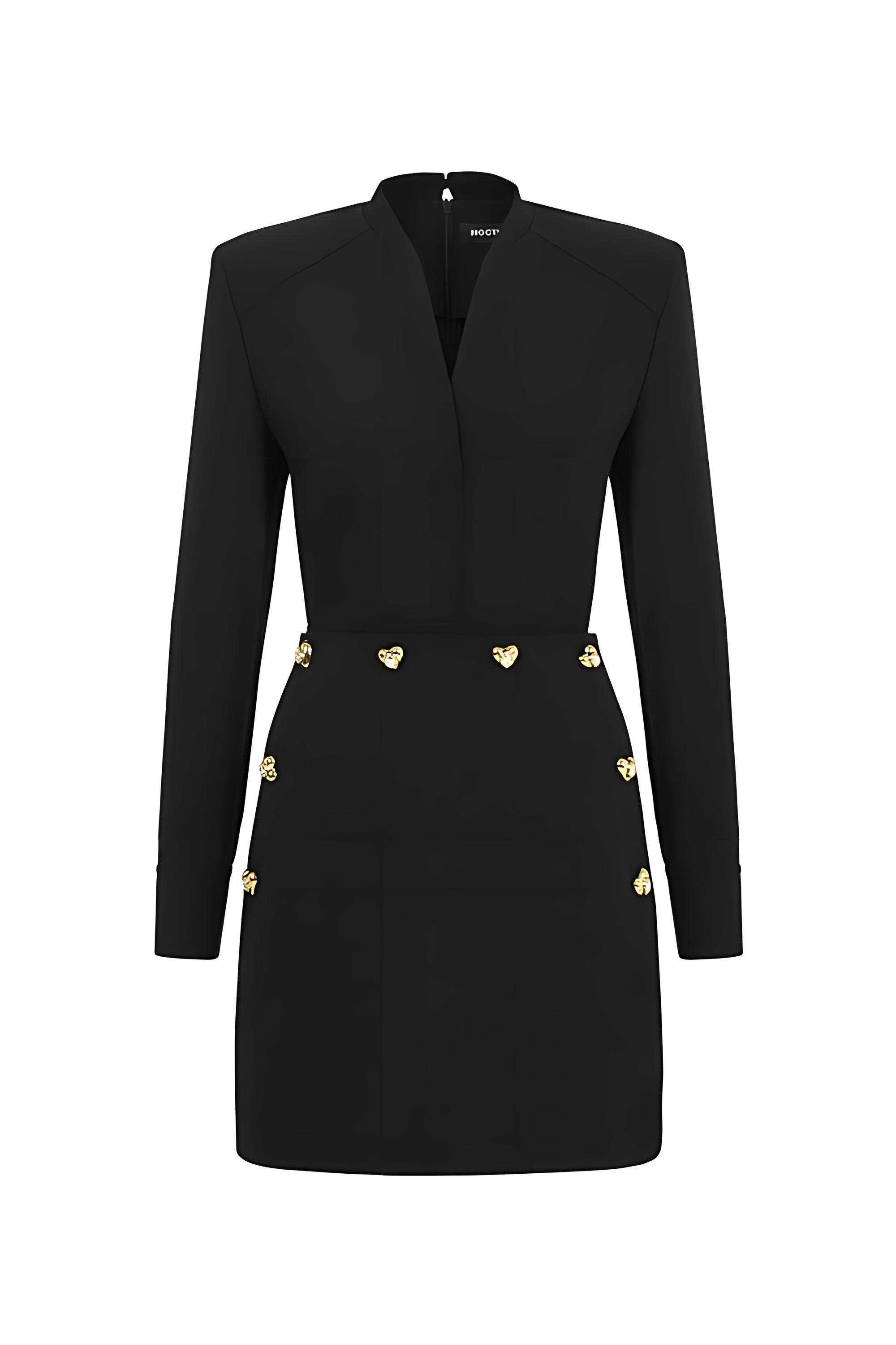 Nocturne Shoulder Pad Mini Dress | Nordstrom