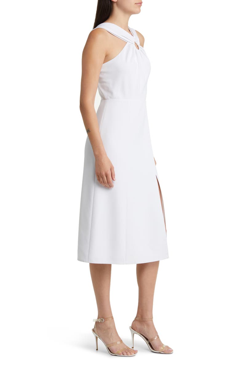French Connection Ring Detail Crepe A-Line Cocktail Dress | Nordstromrack