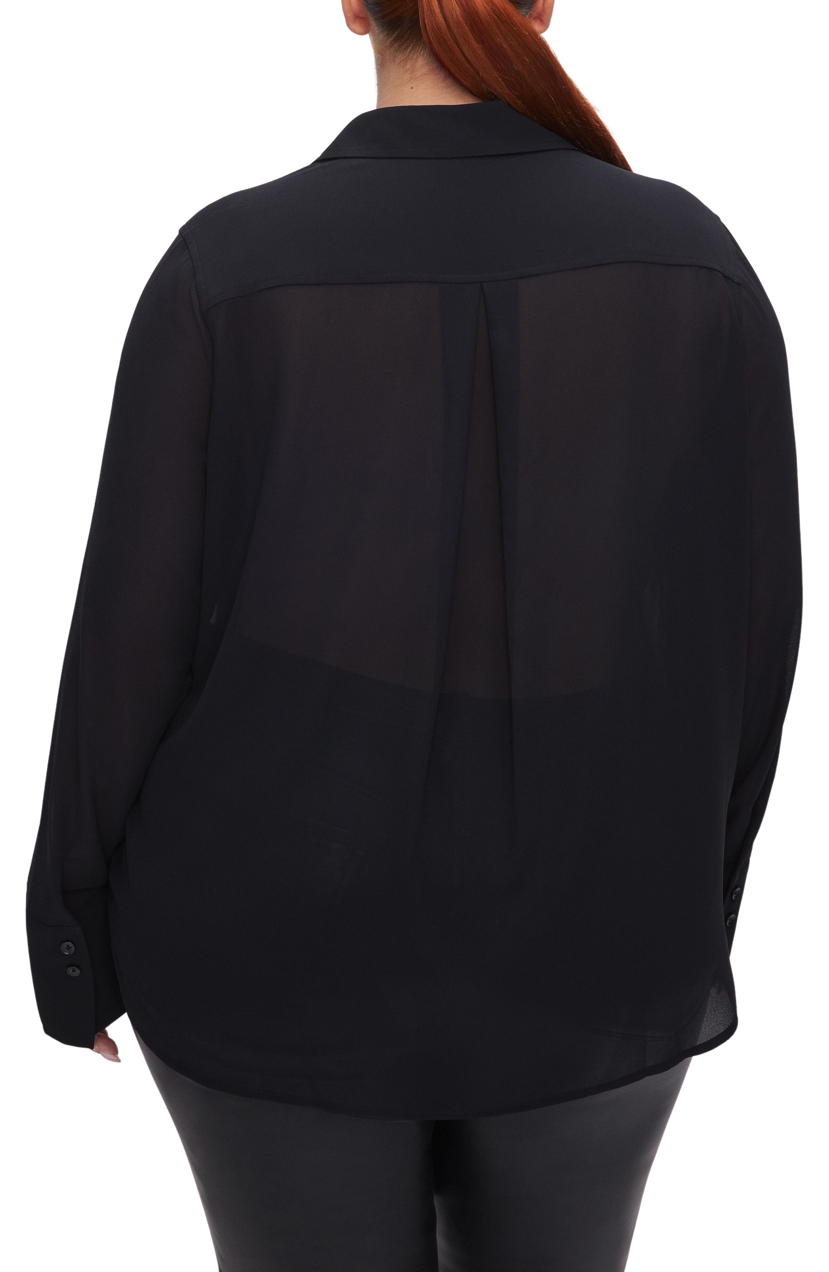 Good American Georgette Shirt | Nordstromrack